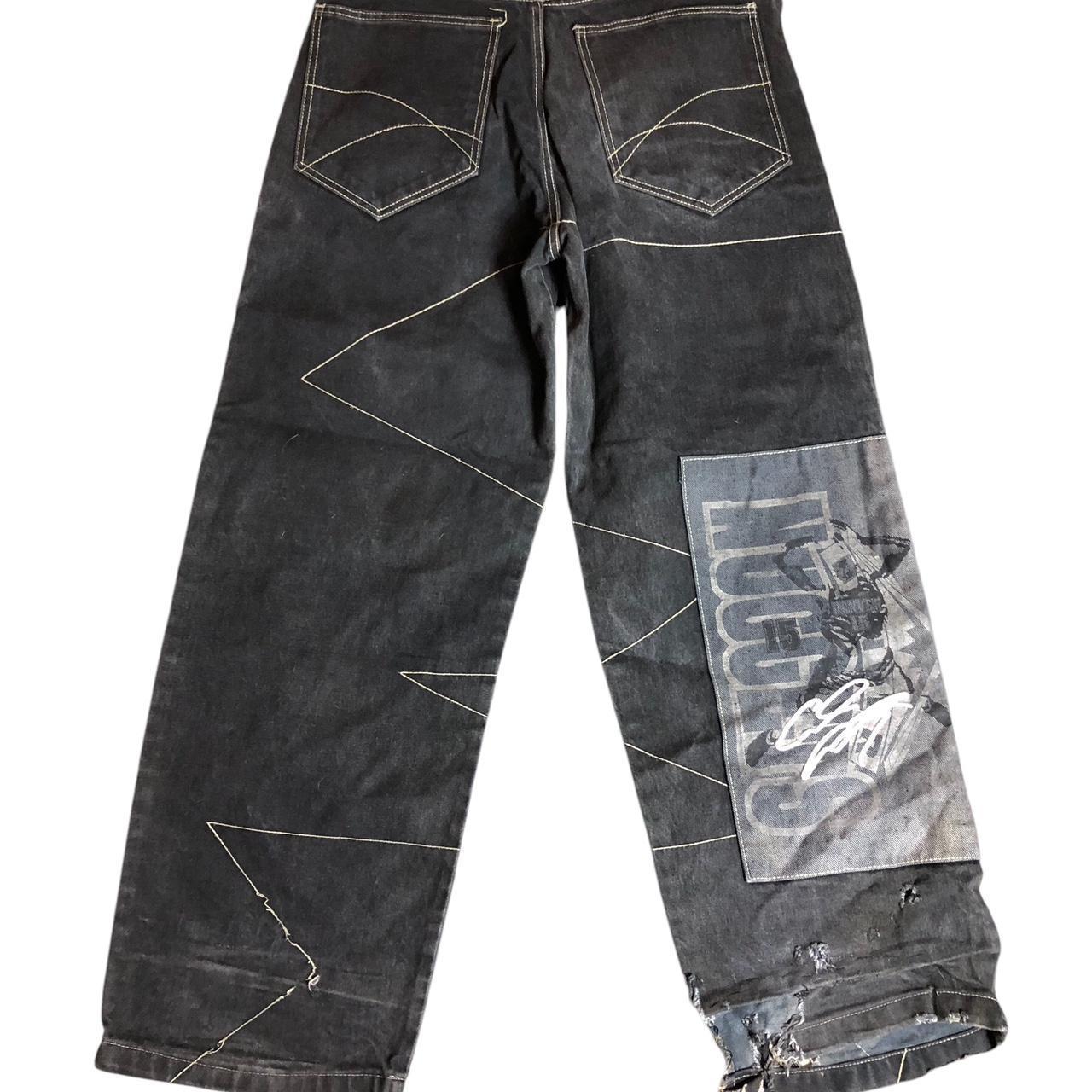 Vintage UNK NBA Baggy Denim – Grey 🔥 Rare Y2K-style... | Depop