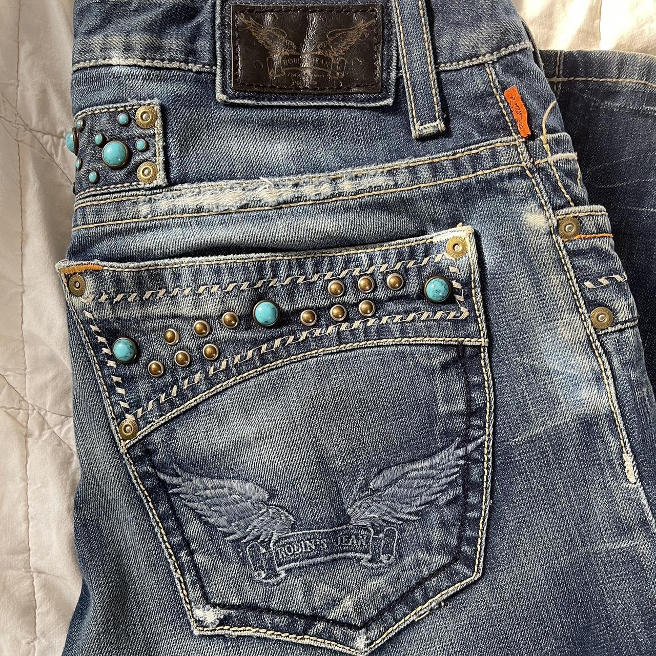 Vintage Robin’s jeans from around ‘07 - ‘09 Waist... - Depop