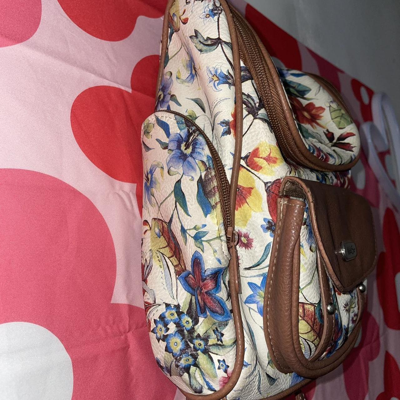 Floral MultiSac backpack Preloved / great... - Depop