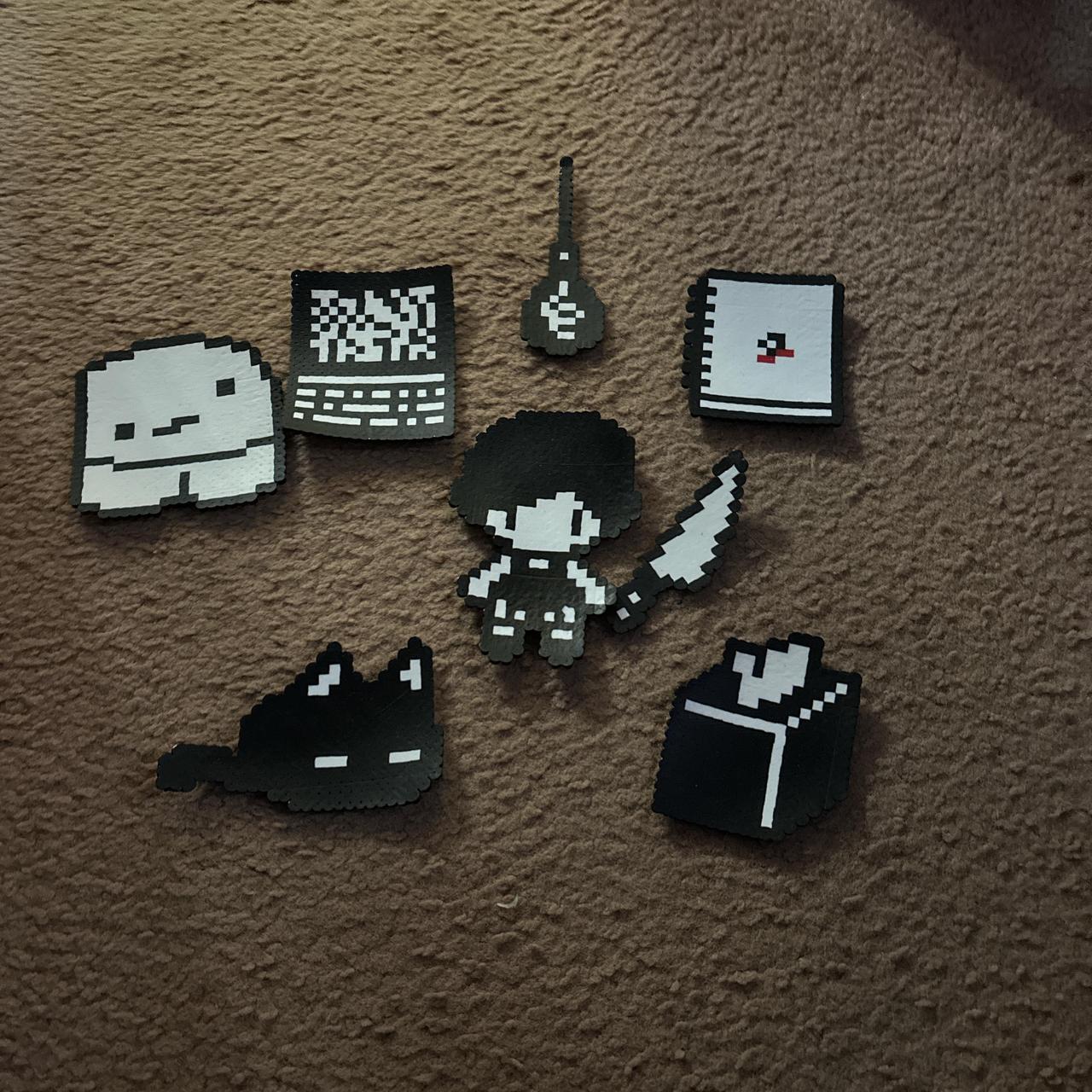 Omori White Space Perler bead set! I made the... | Depop