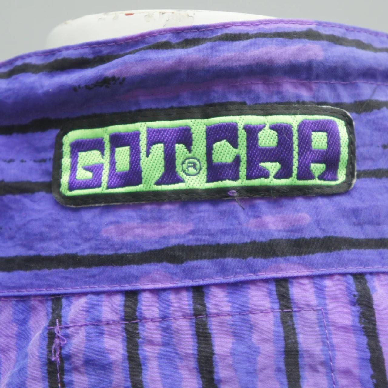 Men's vintage 90s Gotcha anorak windbreaker jacket... - Depop