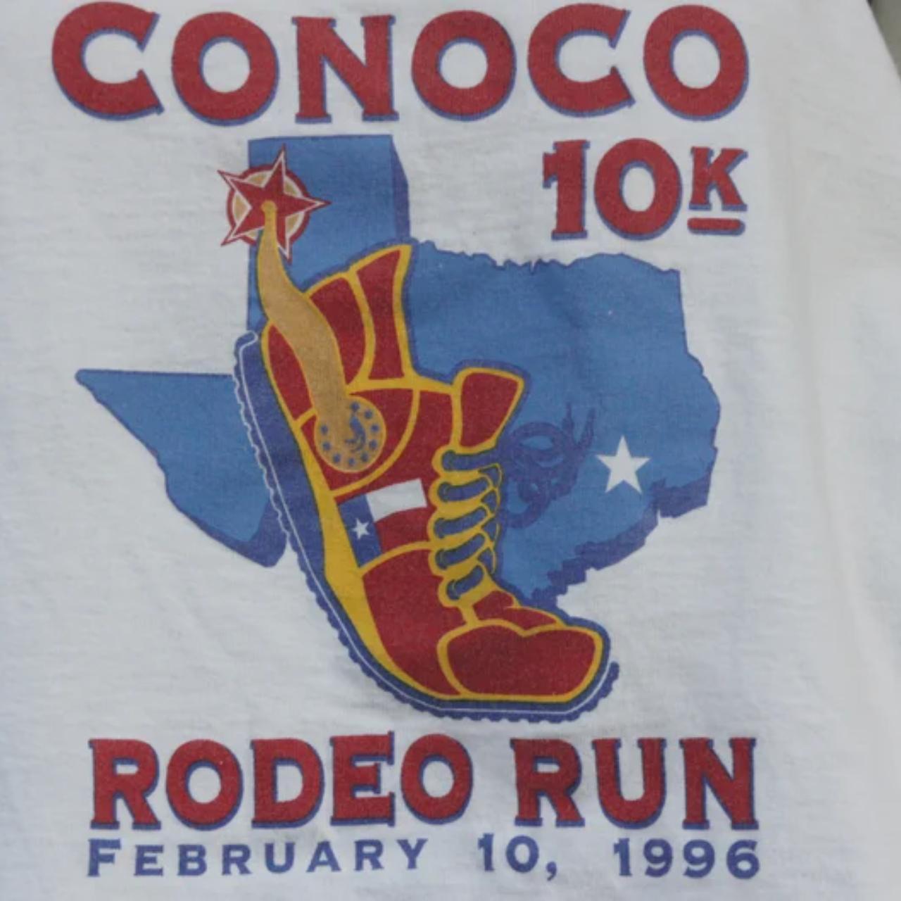 Vintage 90s Conoco Rodeo Run 1995 tank top in good... | Depop