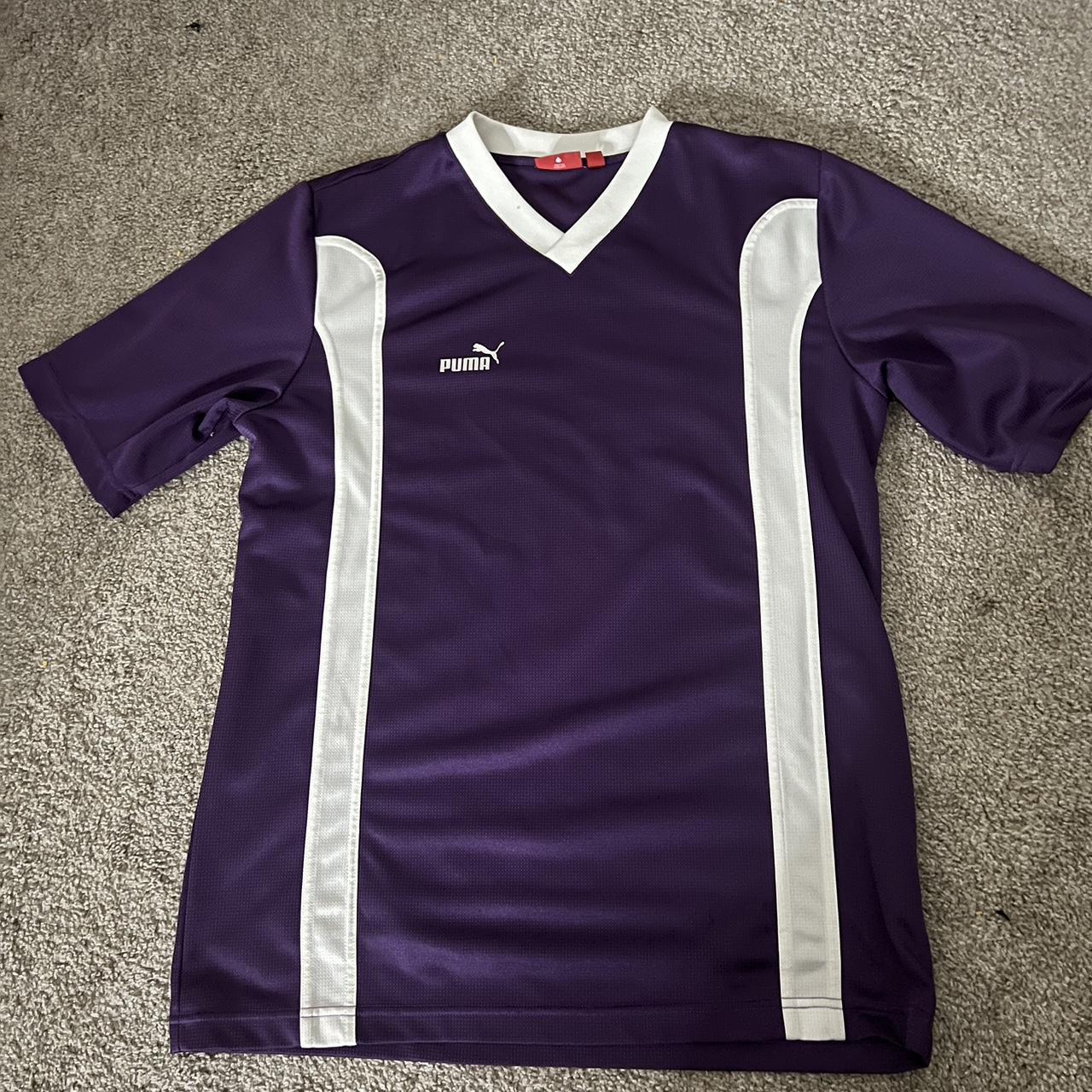Medium purple puma shirt #PUMA - Depop