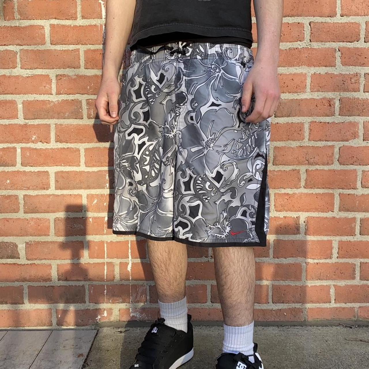 Y2k Nike Trunks/Swim Shorts Size XL, fits more... - Depop