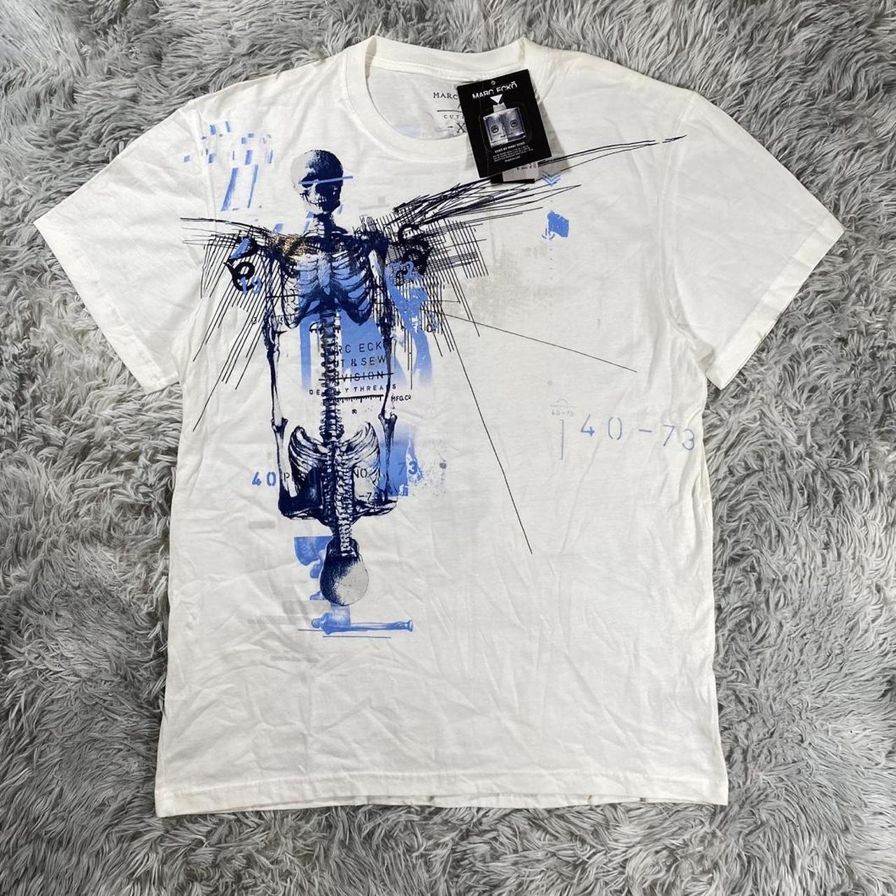 00s Y2k/Grunge Skull Ecko Untld Tee Shirt -BRAND NEW... - Depop