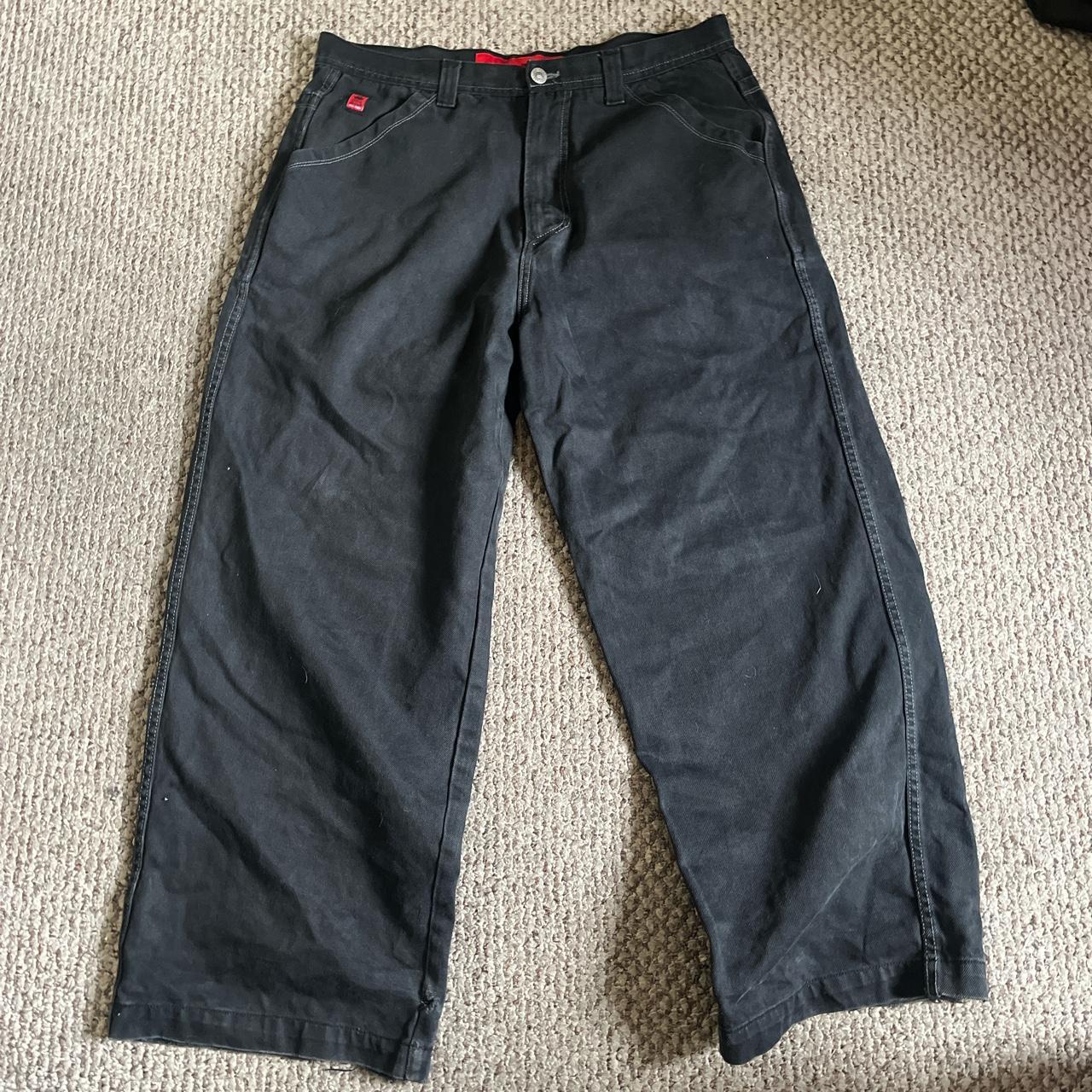Super super rare jncos with big skull on back pocket... - Depop