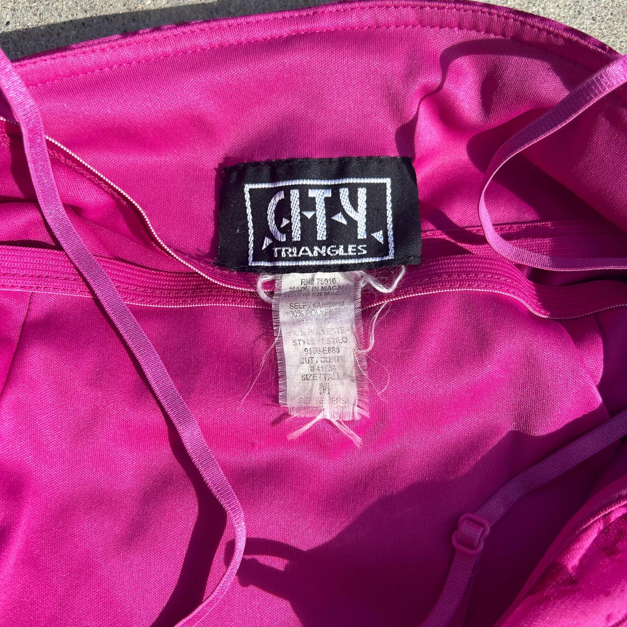 2000s City Triangles asymmetrical midi dress... - Depop