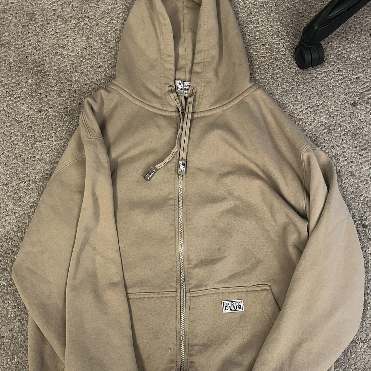 Pro club zip up jacket Size L Really comfortable... - Depop