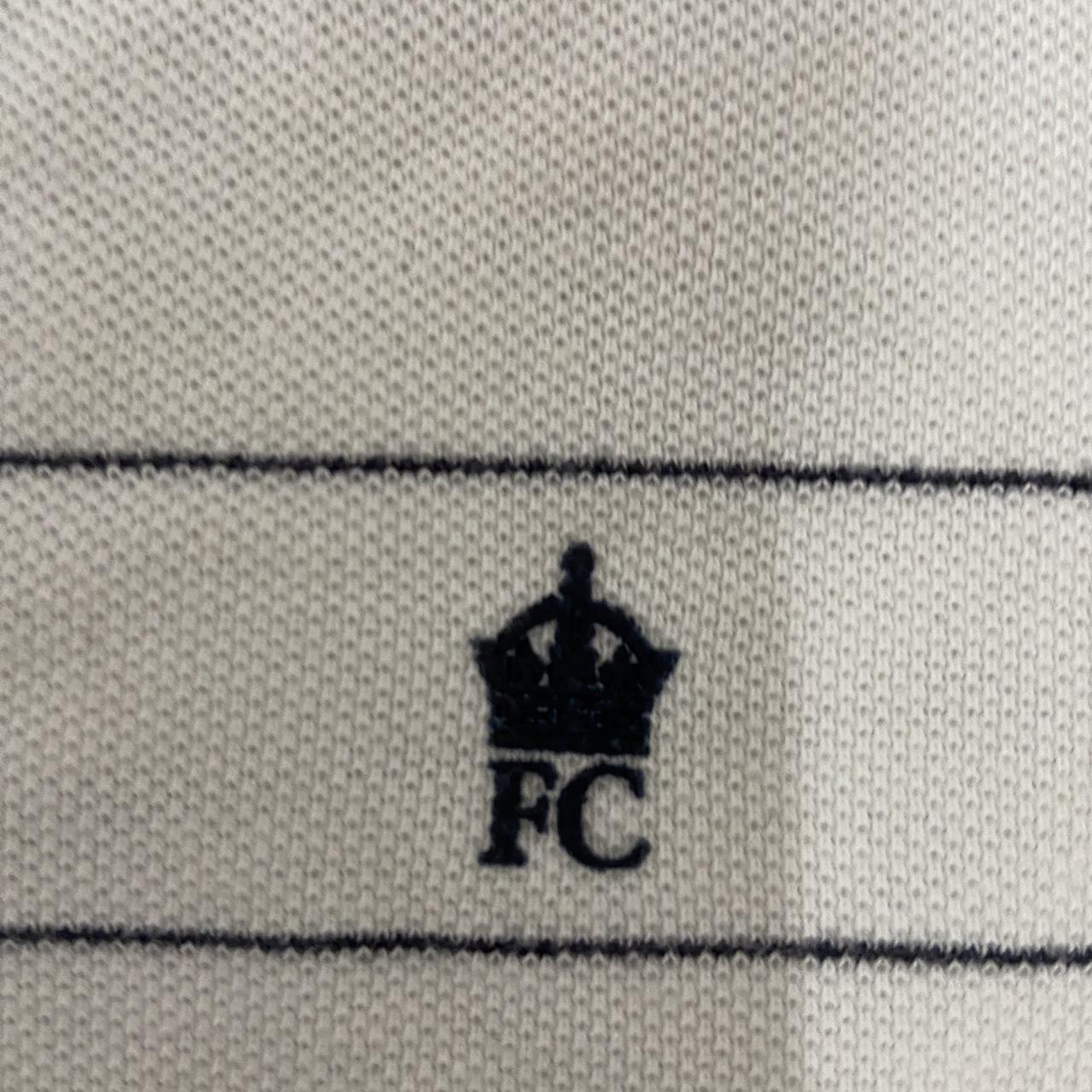 French Connection White Polo - Depop