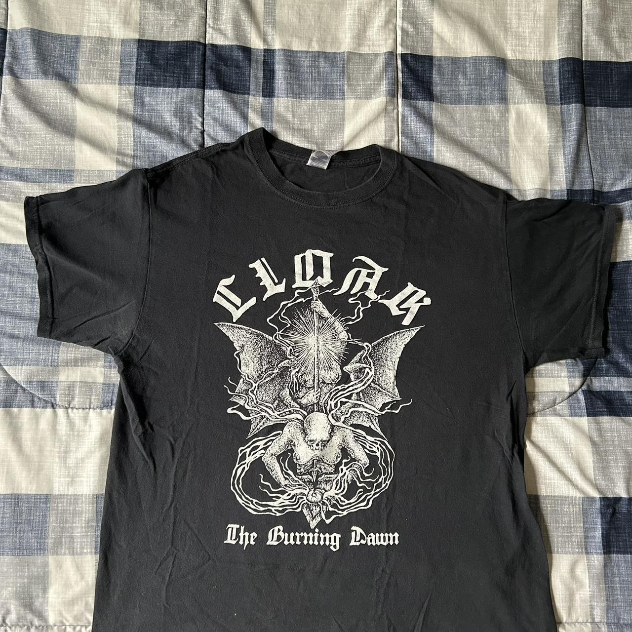 Cloak band shirt Size large Wash and worn several... - Depop