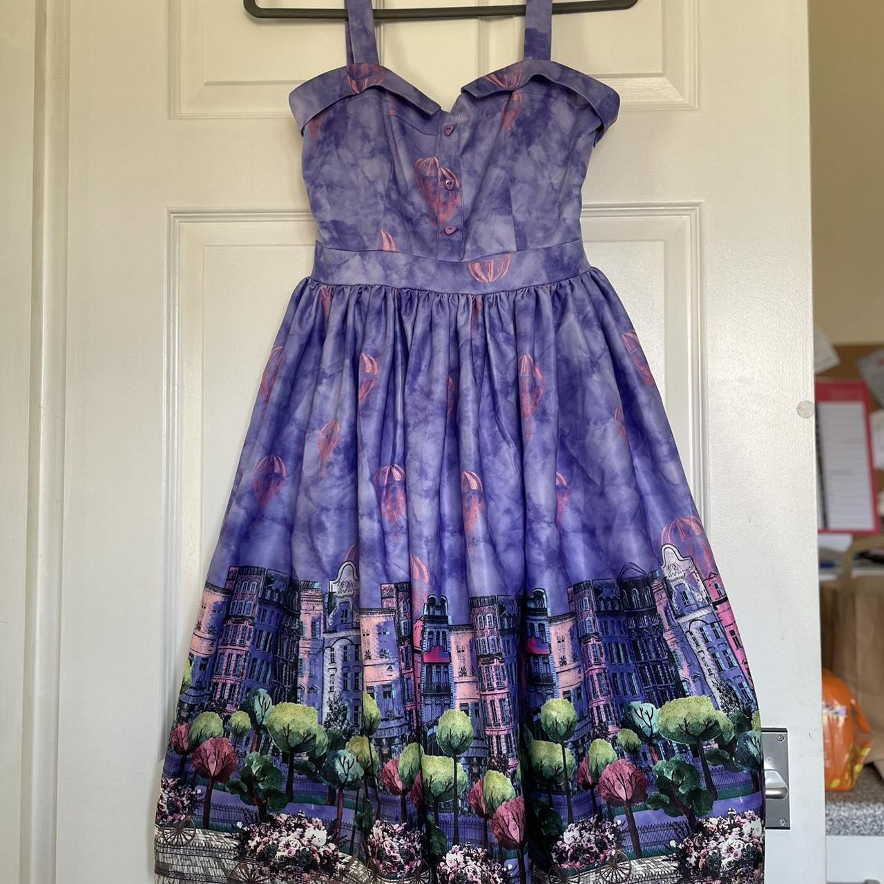 Beautiful purple swing Lindy bop dress. Worn a... - Depop