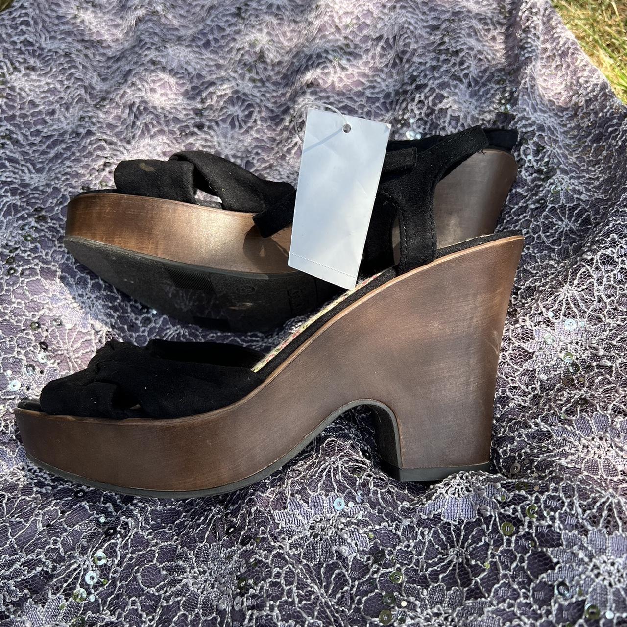 Vintage 90s 2000s Y2K Bongo Platform Sandals NEW... - Depop