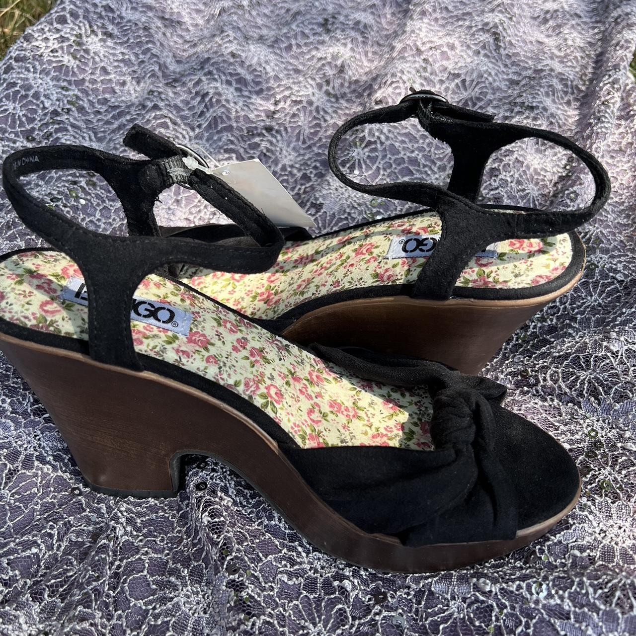 Vintage 90s 2000s Y2K Bongo Platform Sandals NEW... - Depop