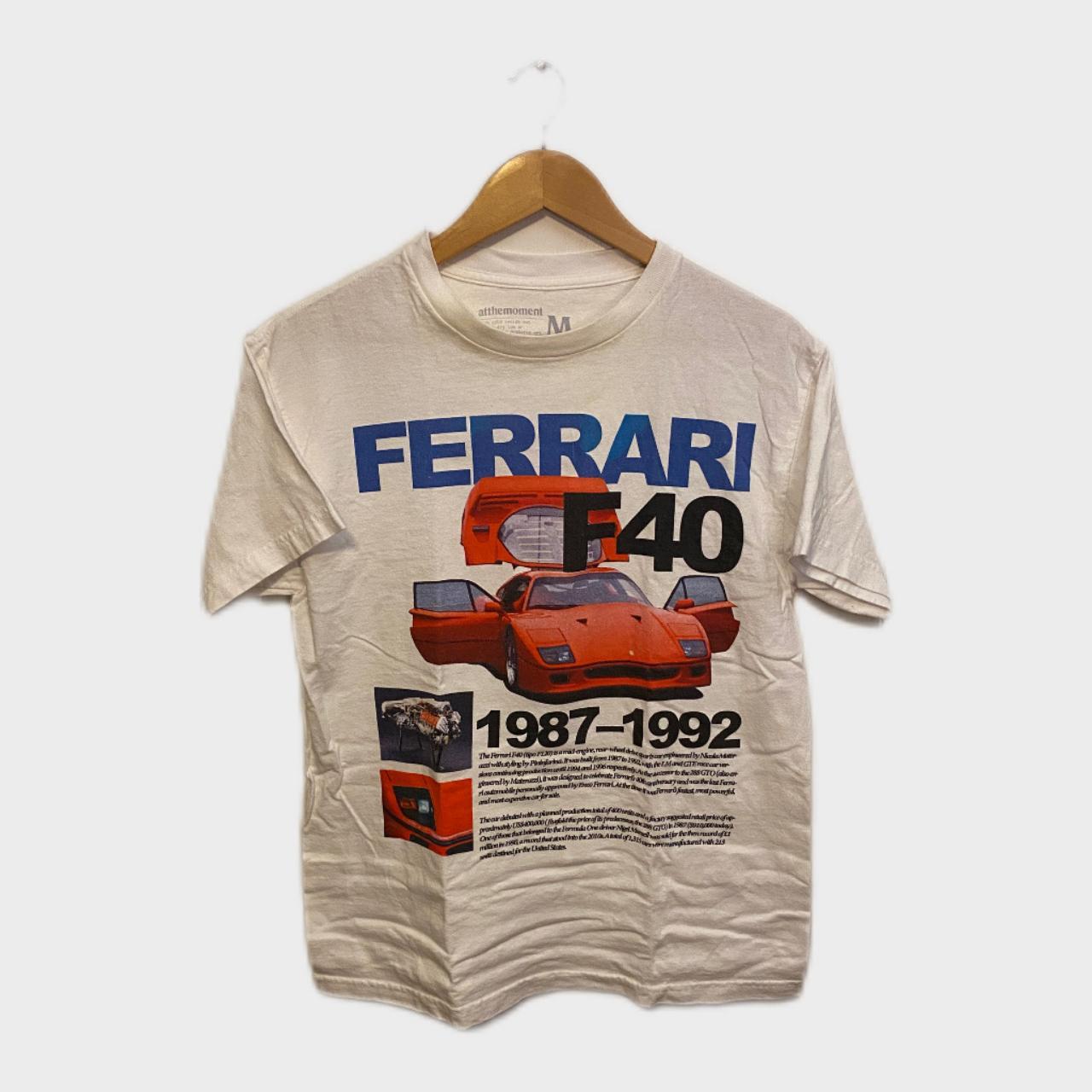 Atthemoment Ferrari F40 Graphic Tee Size... - Depop