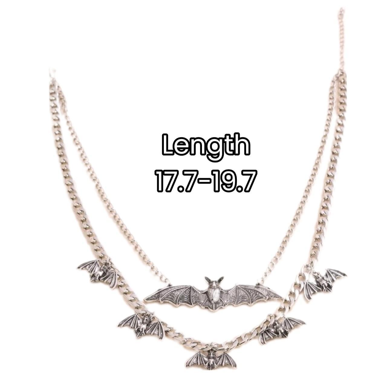 Bat chain necklace Never been worn This is ONE... - Depop