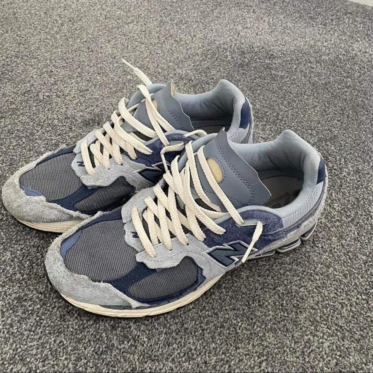 New balance 2002r blue colourway changed laces old... - Depop