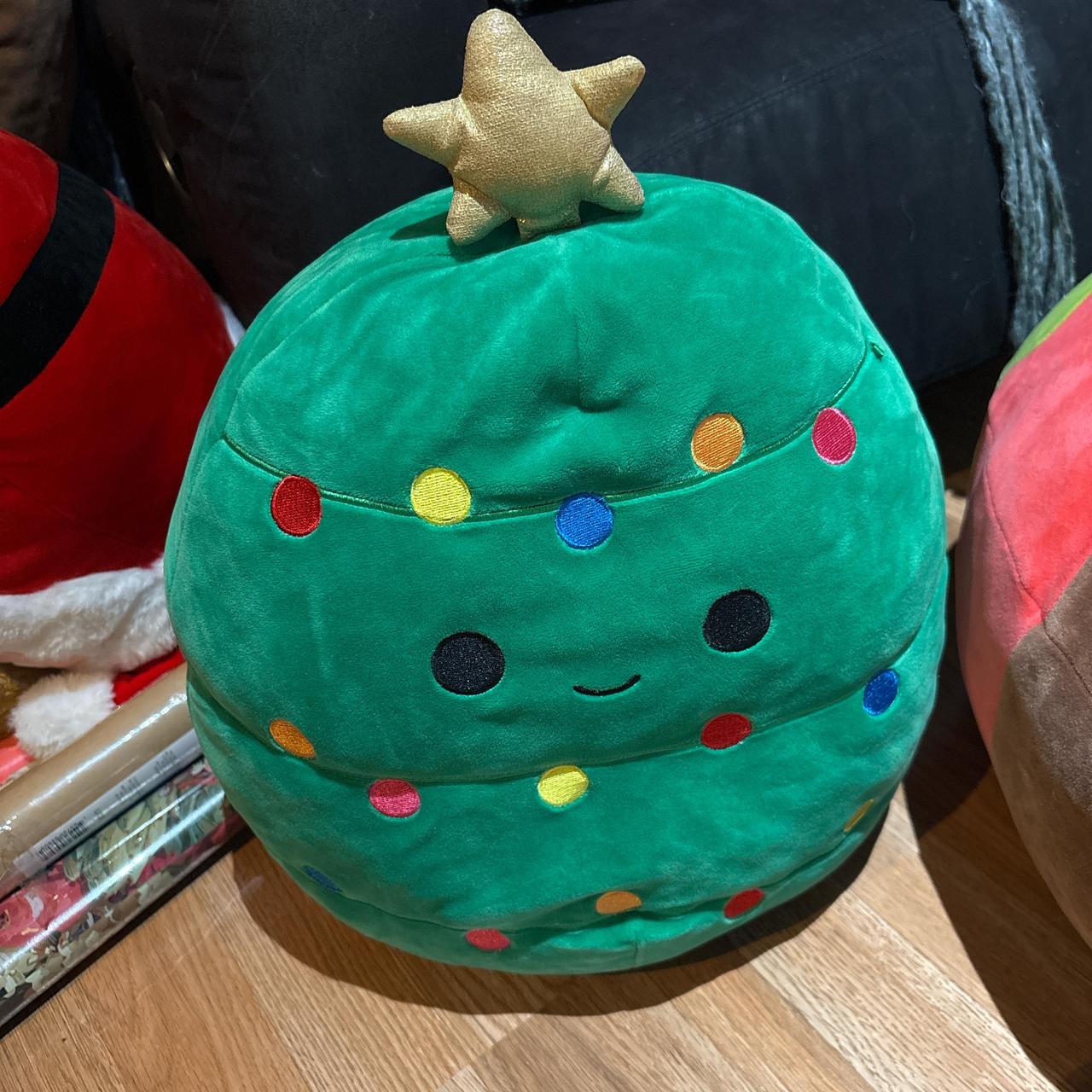 Green Christmas tree plush squishmallow... - Depop