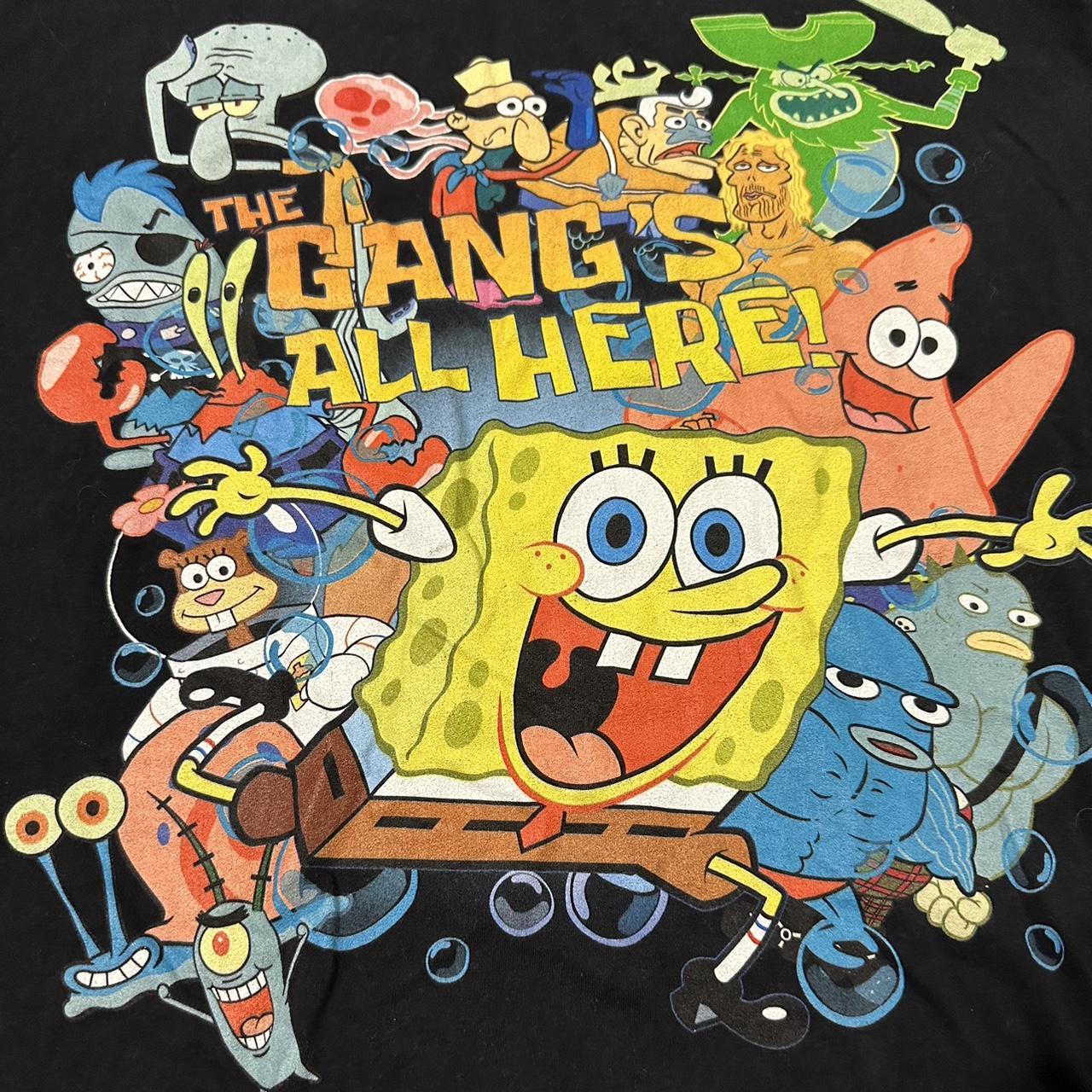 **SpongeBob “The Gangs All Here” t-shirt** Size... - Depop