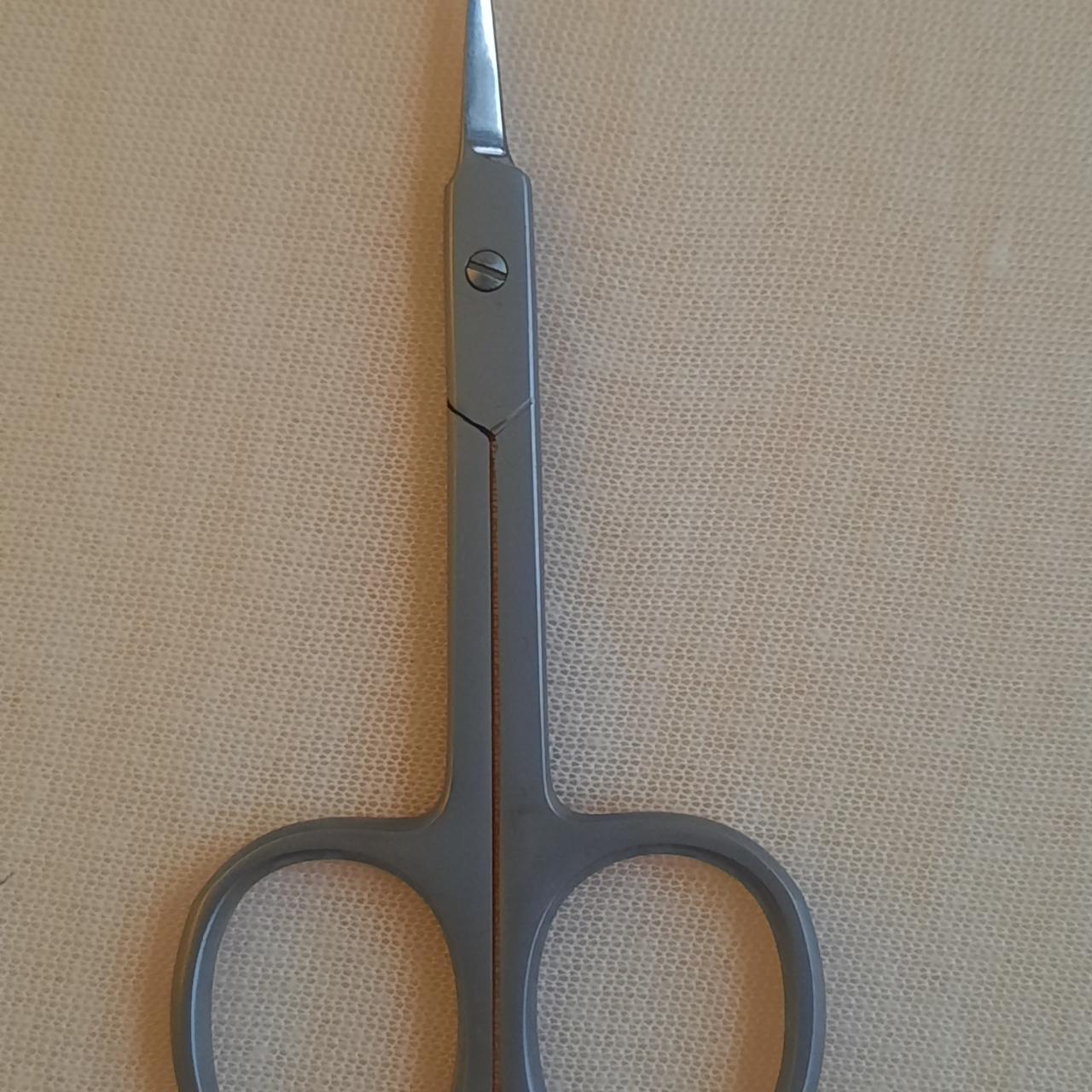 Super sharp curved Nail scissors arrow point silver... - Depop