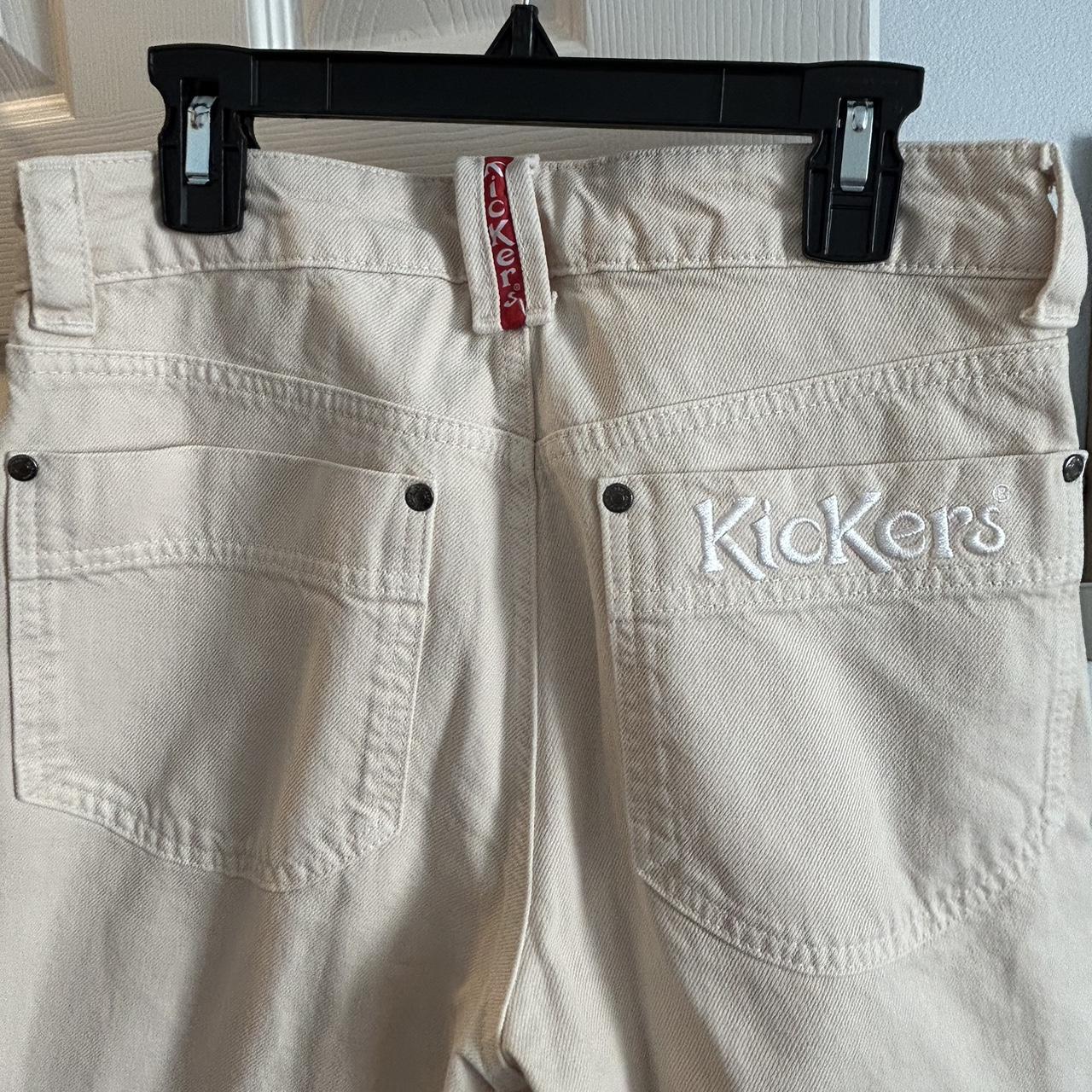 Low waisted cream jeans WITH tags!!! SO cute and... - Depop