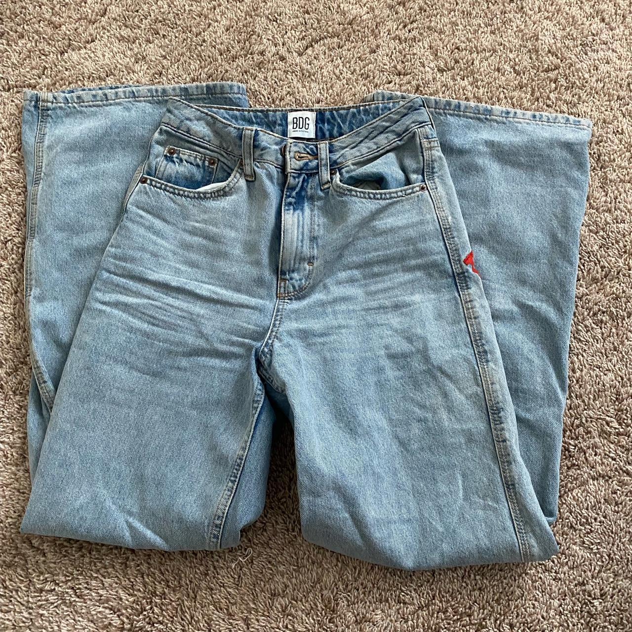 UNIQUE BDG JEANS from europe!!!!! Love the red... - Depop