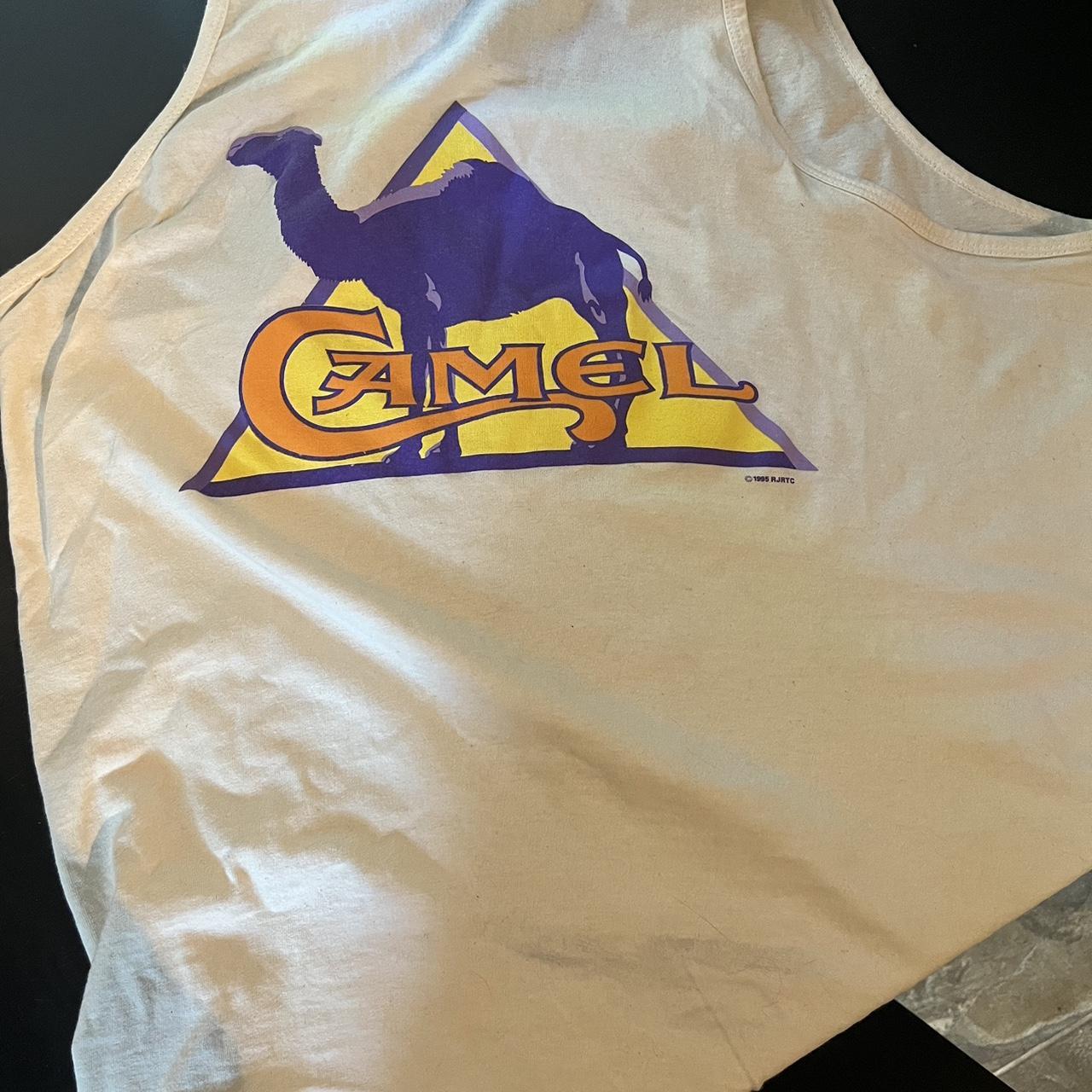 Vintage 1995 camel promo tank top - Depop