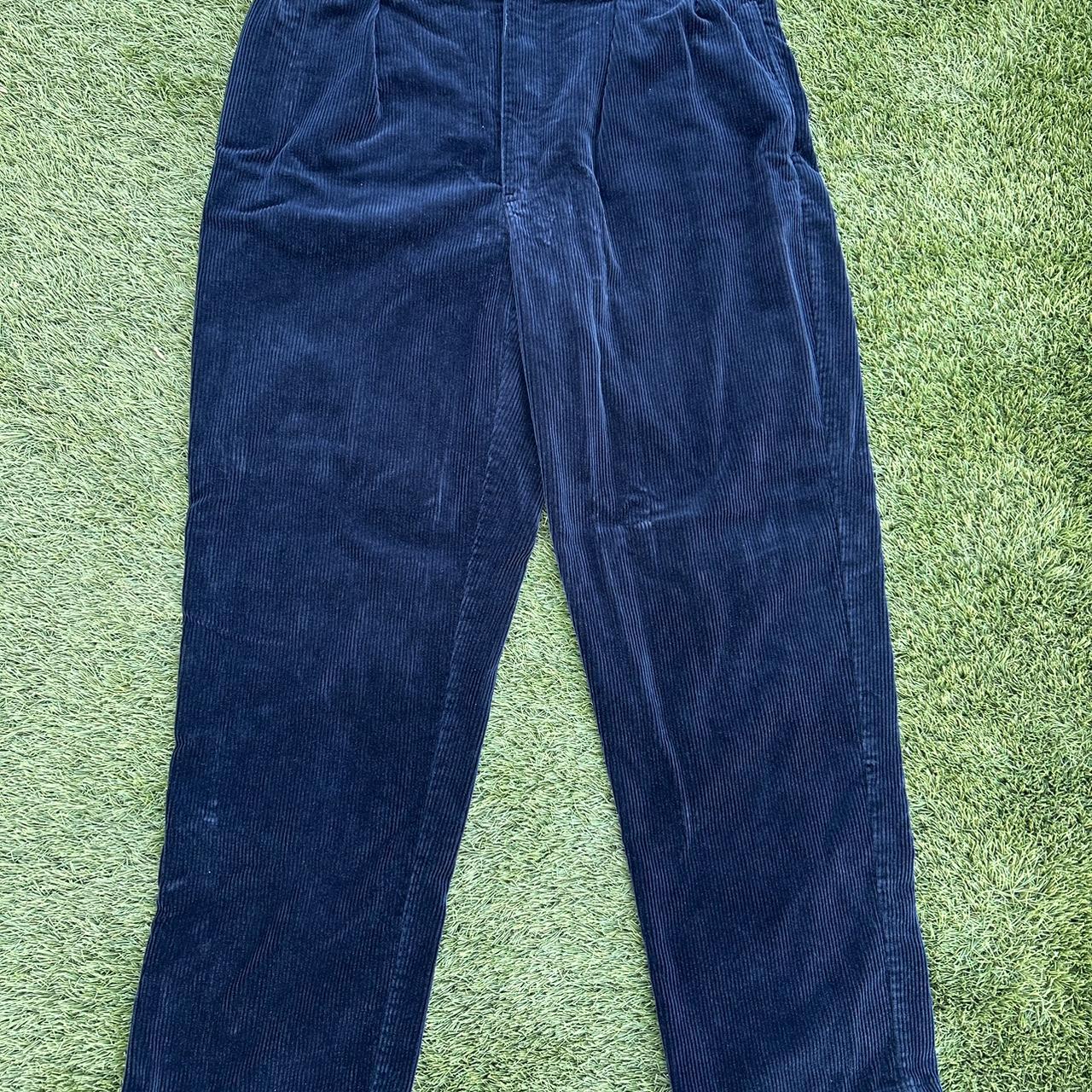 Polo Ralph Lauren Wide Leg Cotton-Corduroy Trousers... - Depop