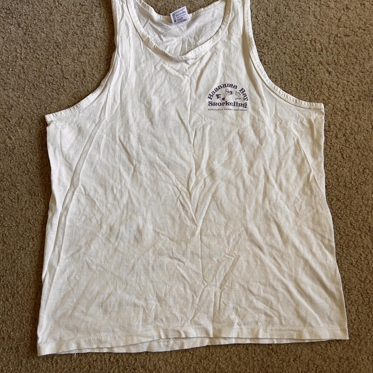 Hanauma bay snorkeling excursion 90s Hawaiian tank... | Depop