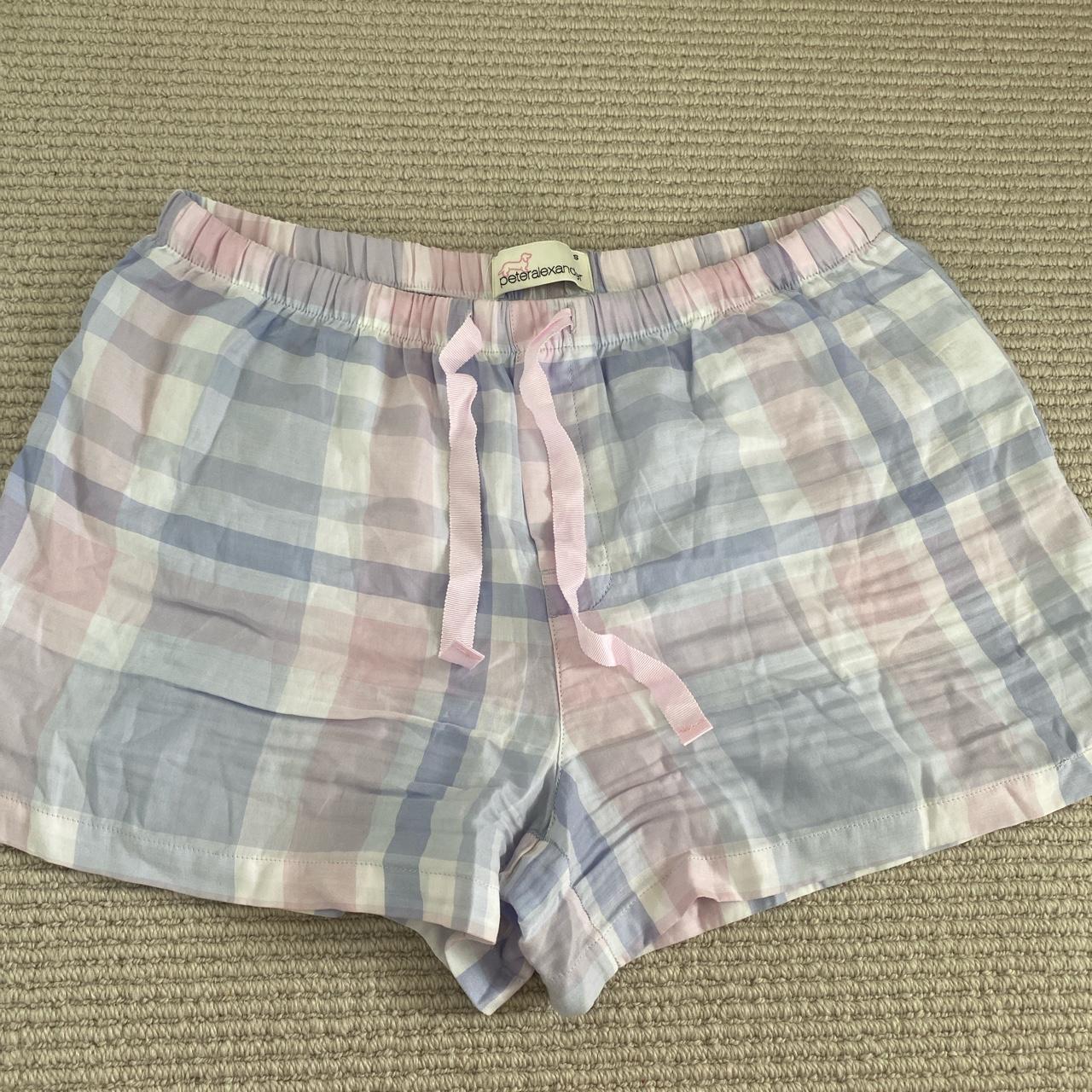 peter alexander plaid pyjama short never worn •... - Depop
