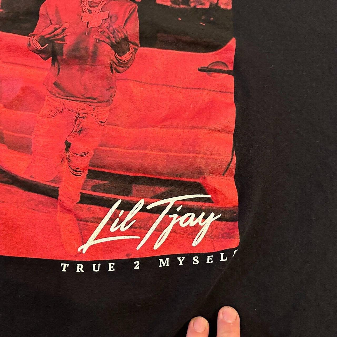 Lil Tjay - “True 2 Myself” - 2019 Black Shirt - XL -... - Depop