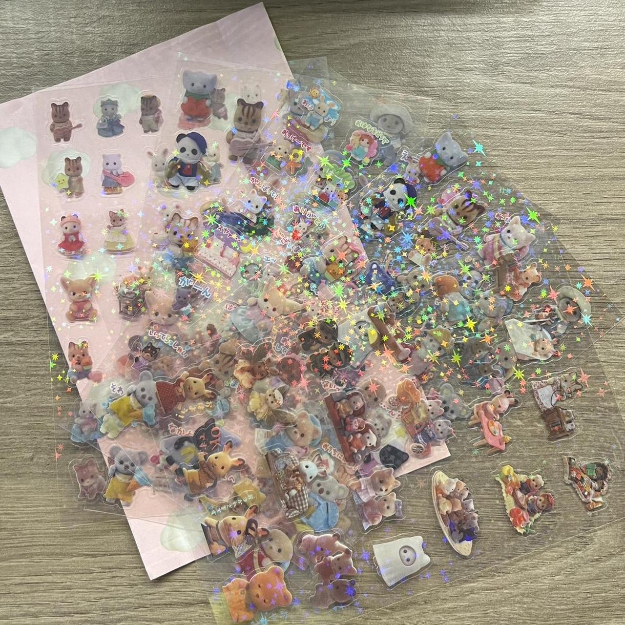 Bundle of 3 random calico.critters sticker sheets!... | Depop