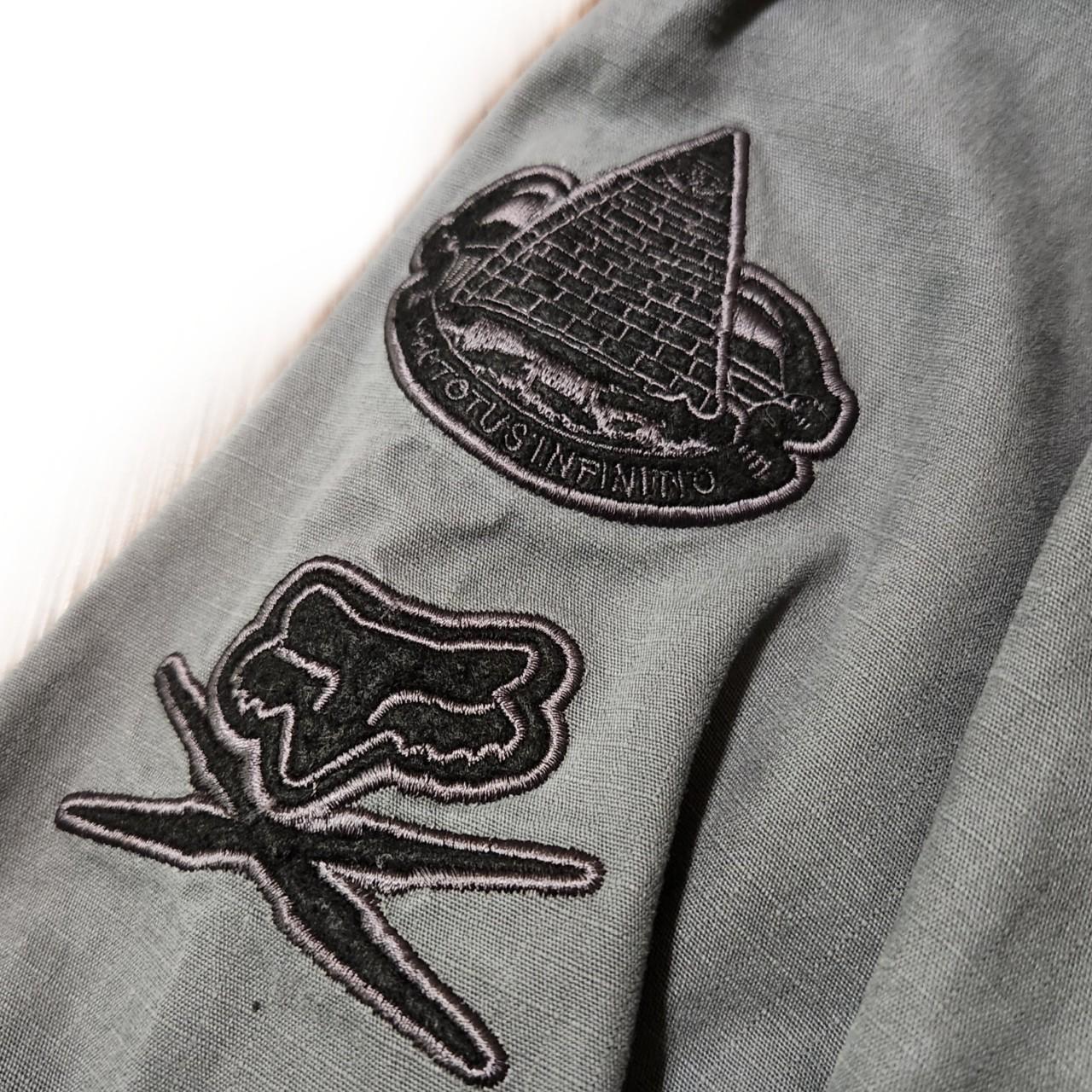 Sick Fox Racing Motorcycle jacket with patches emo... - Depop