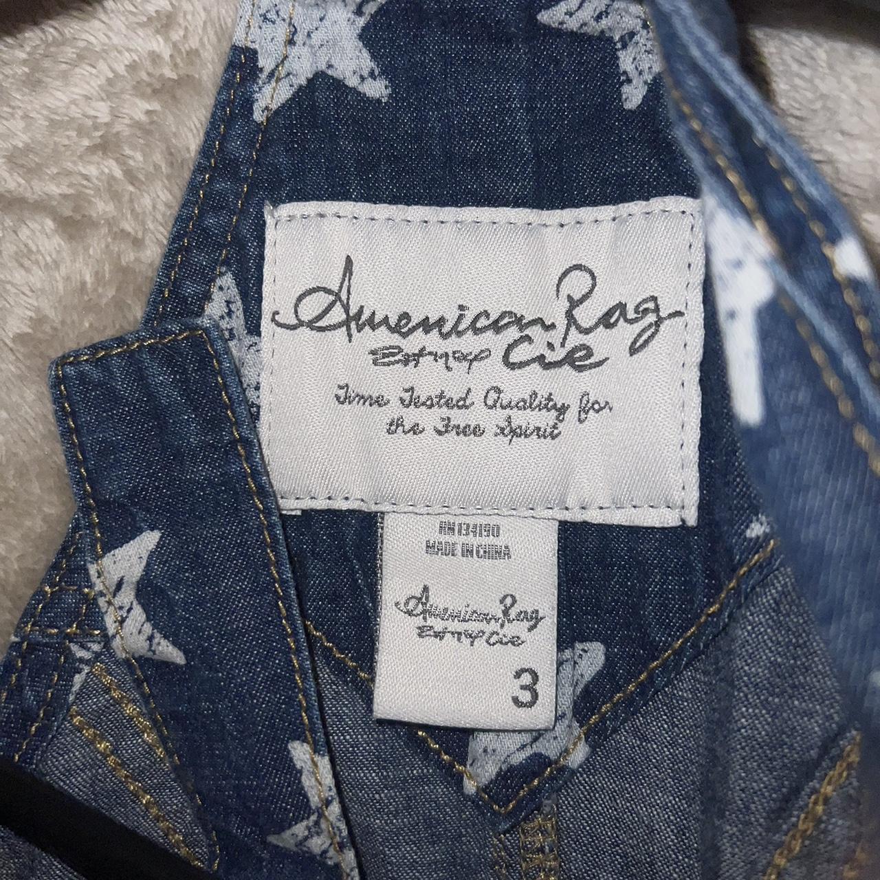 American Rag Flag Overalls Size 3 #lanarelrey... - Depop