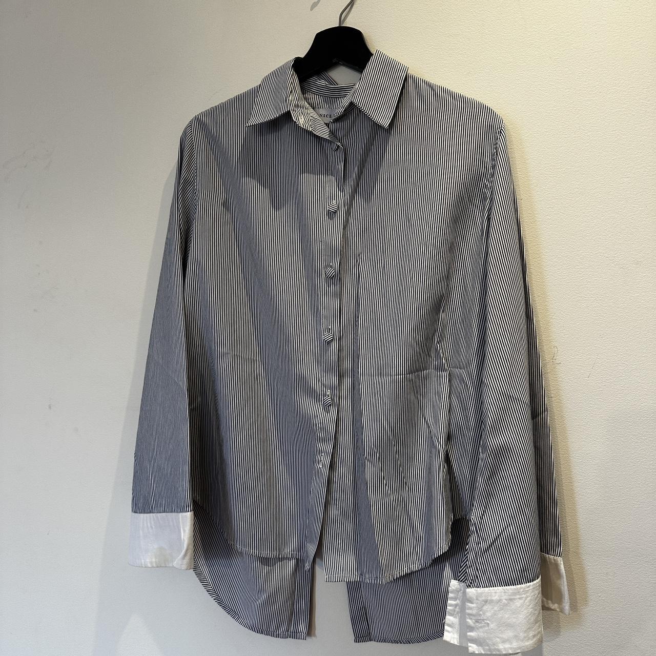 Nice Martin Open Back Button Up Shirt - Size... - Depop