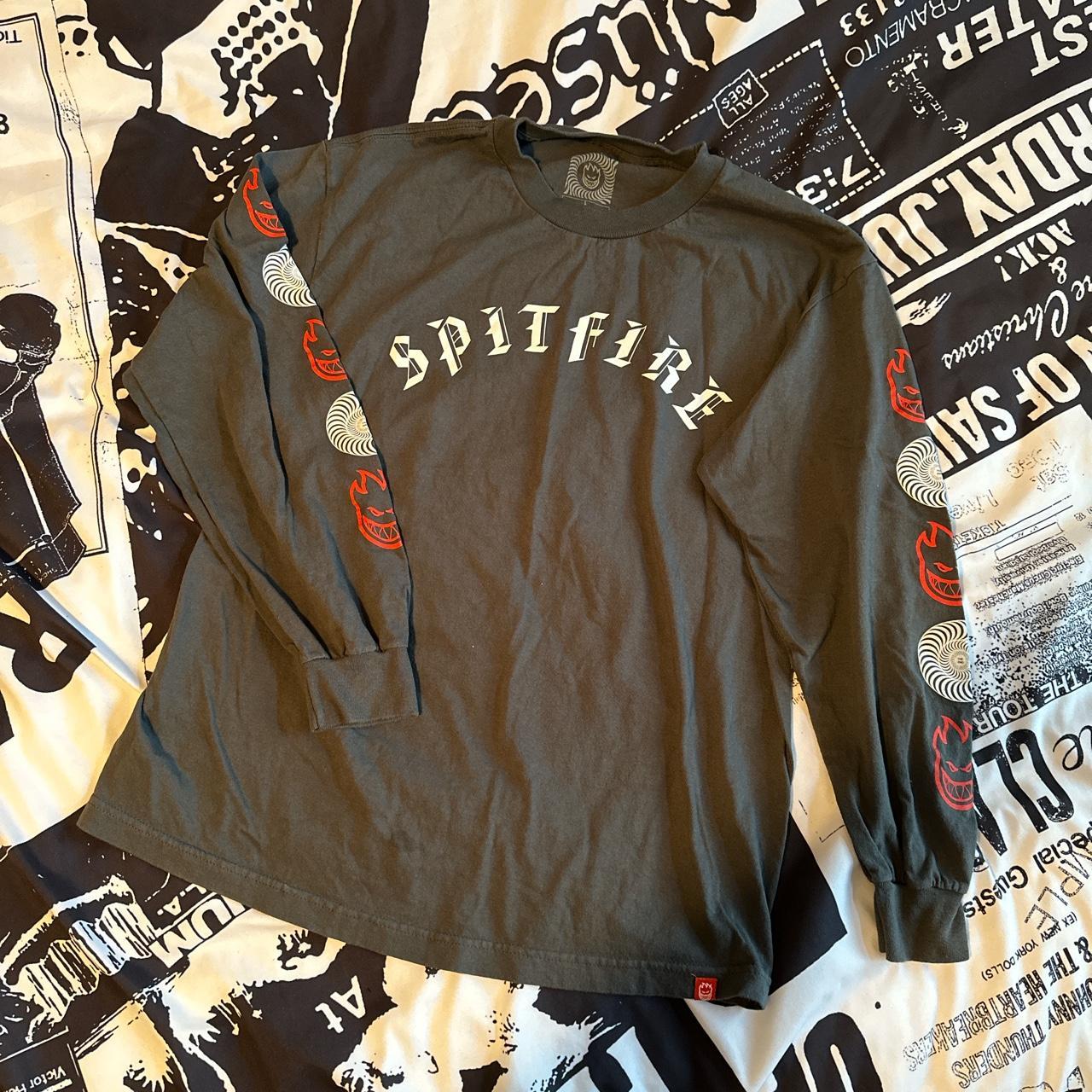 Spitfire long sleeve heavy cotton #skate... - Depop