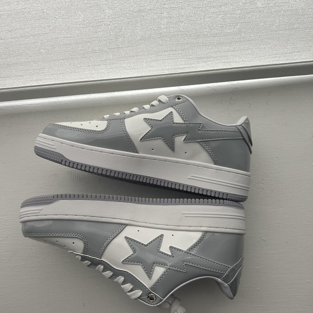Grey Bapesta - Depop