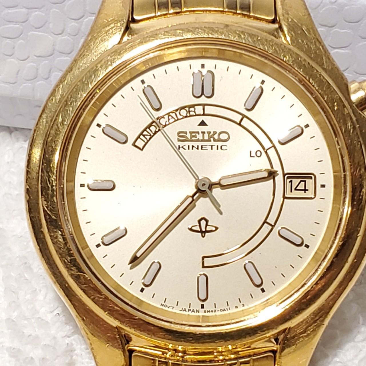Seiko Men's Gold Watch | Depop