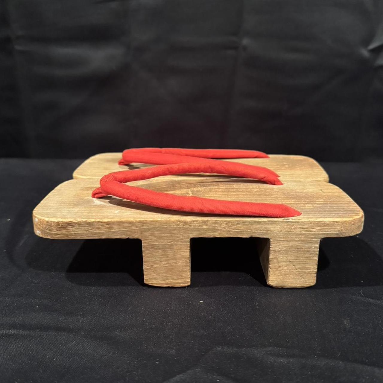 Vintage Japanese Wood Geta Geisha Sandals Shoes... | Depop