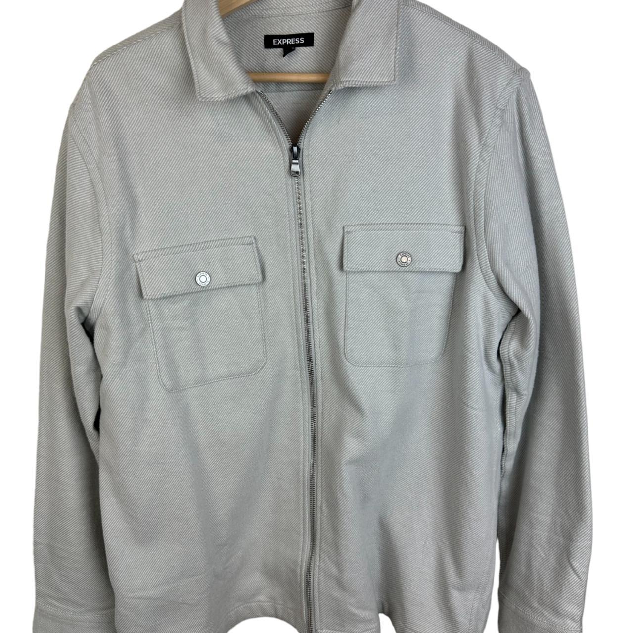 Express for Men zipper jacket/overshirt. True to... - Depop