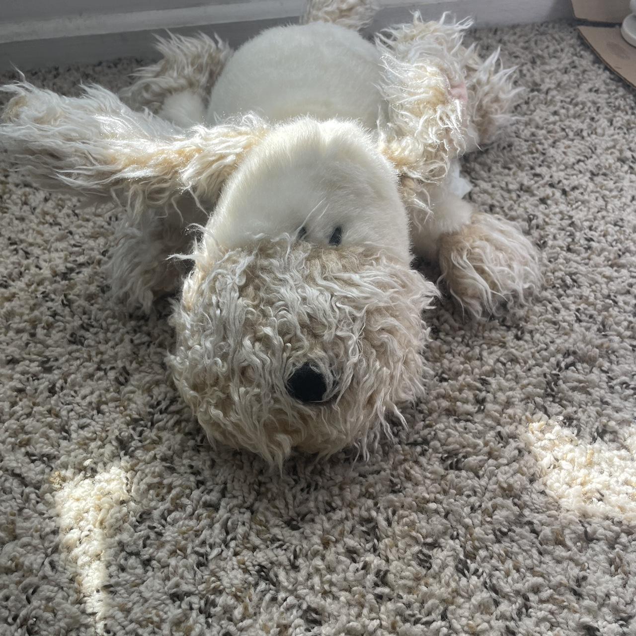 Hallmark Love Struck Puppy Dog Cream Shaggy 14in. Depop
