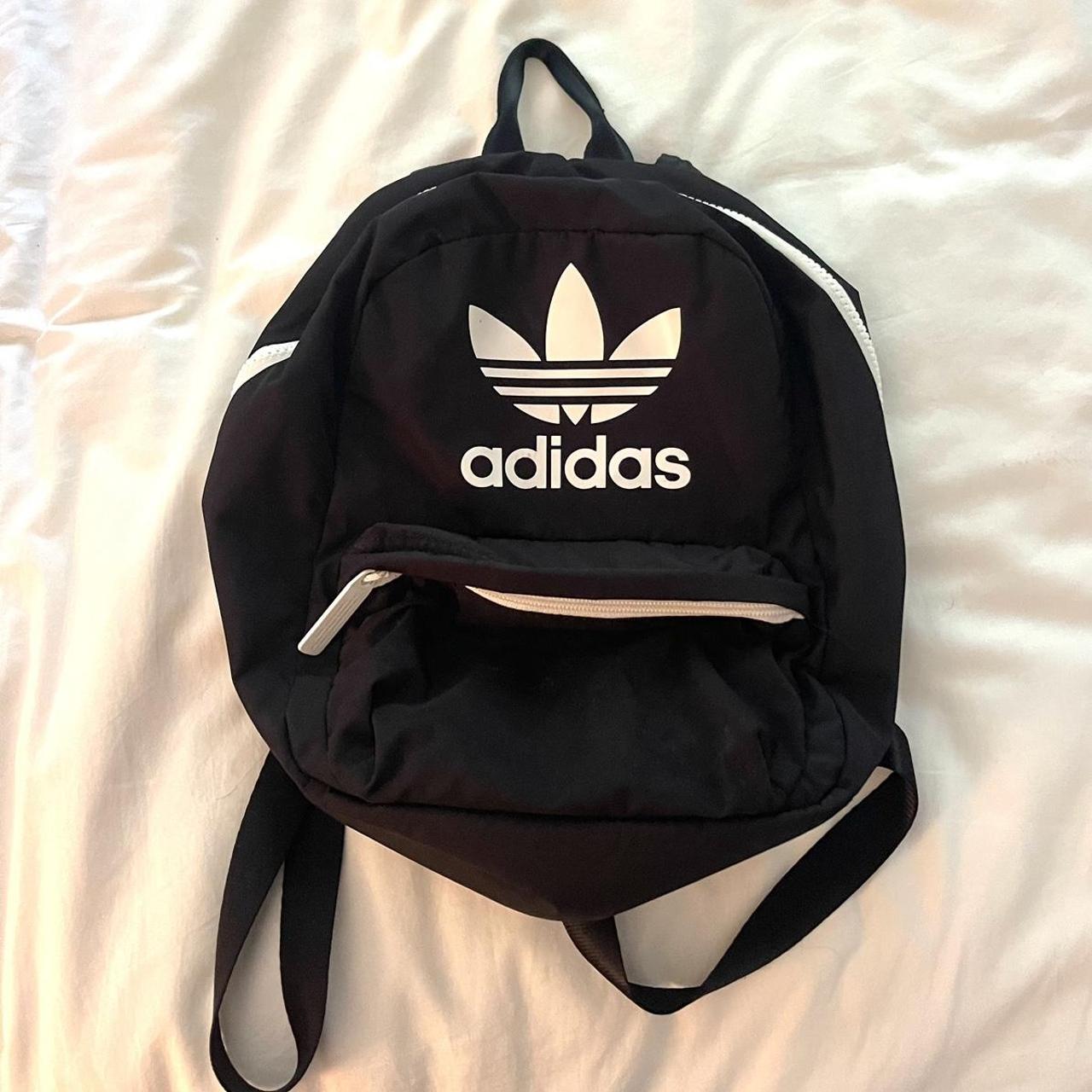 Black adidas mini backpack No returns - Depop