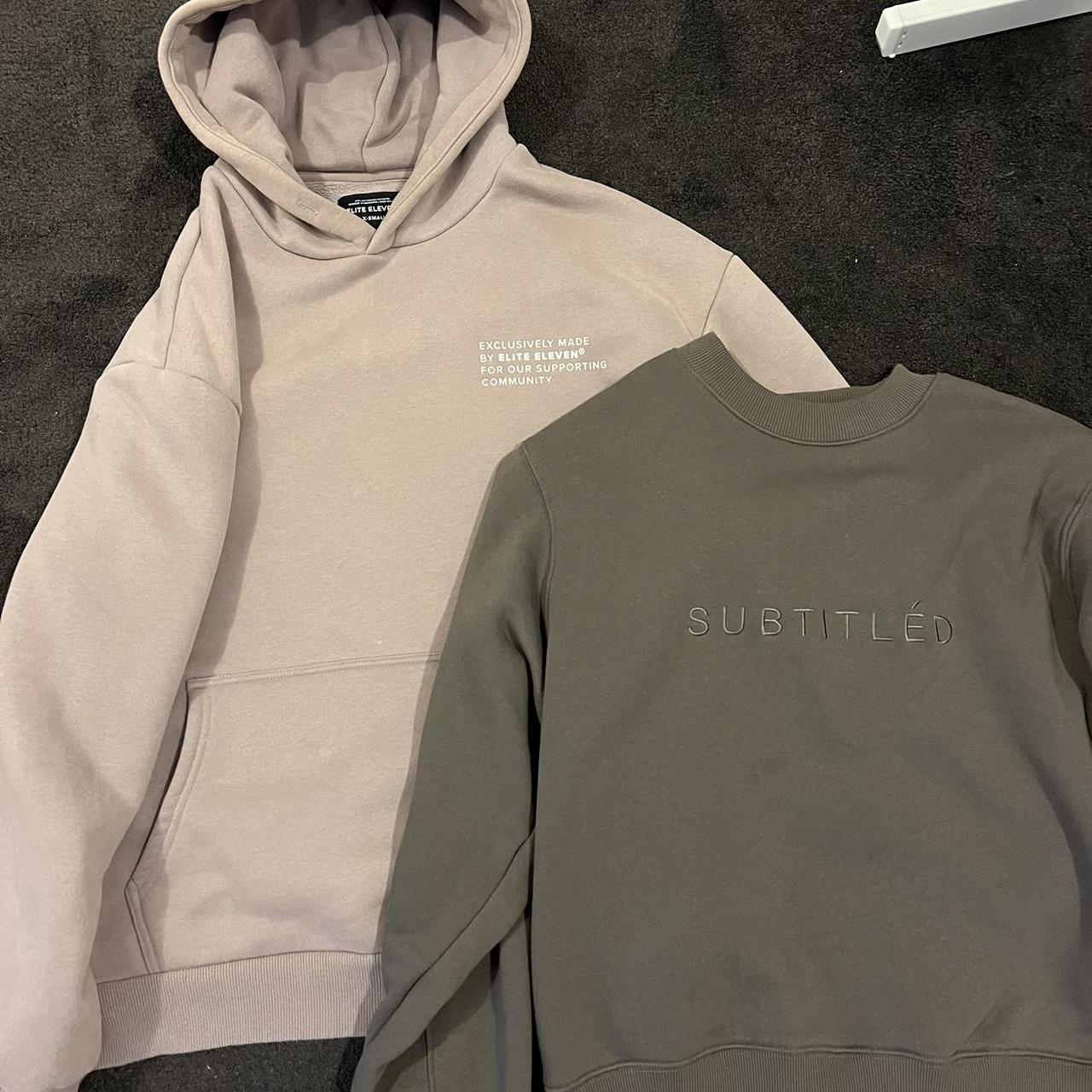 Elite eleven and subtitled jumpers 🩷both an xs... - Depop