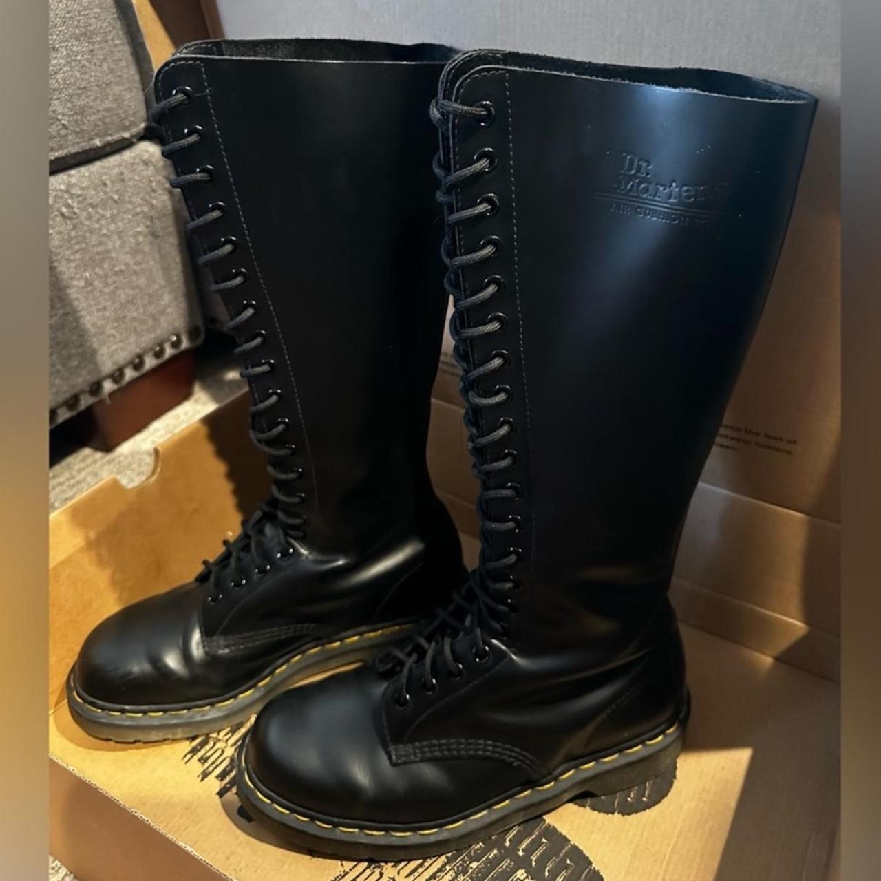 Dr. Martens 9663 20 Eye knee high boots In good... - Depop