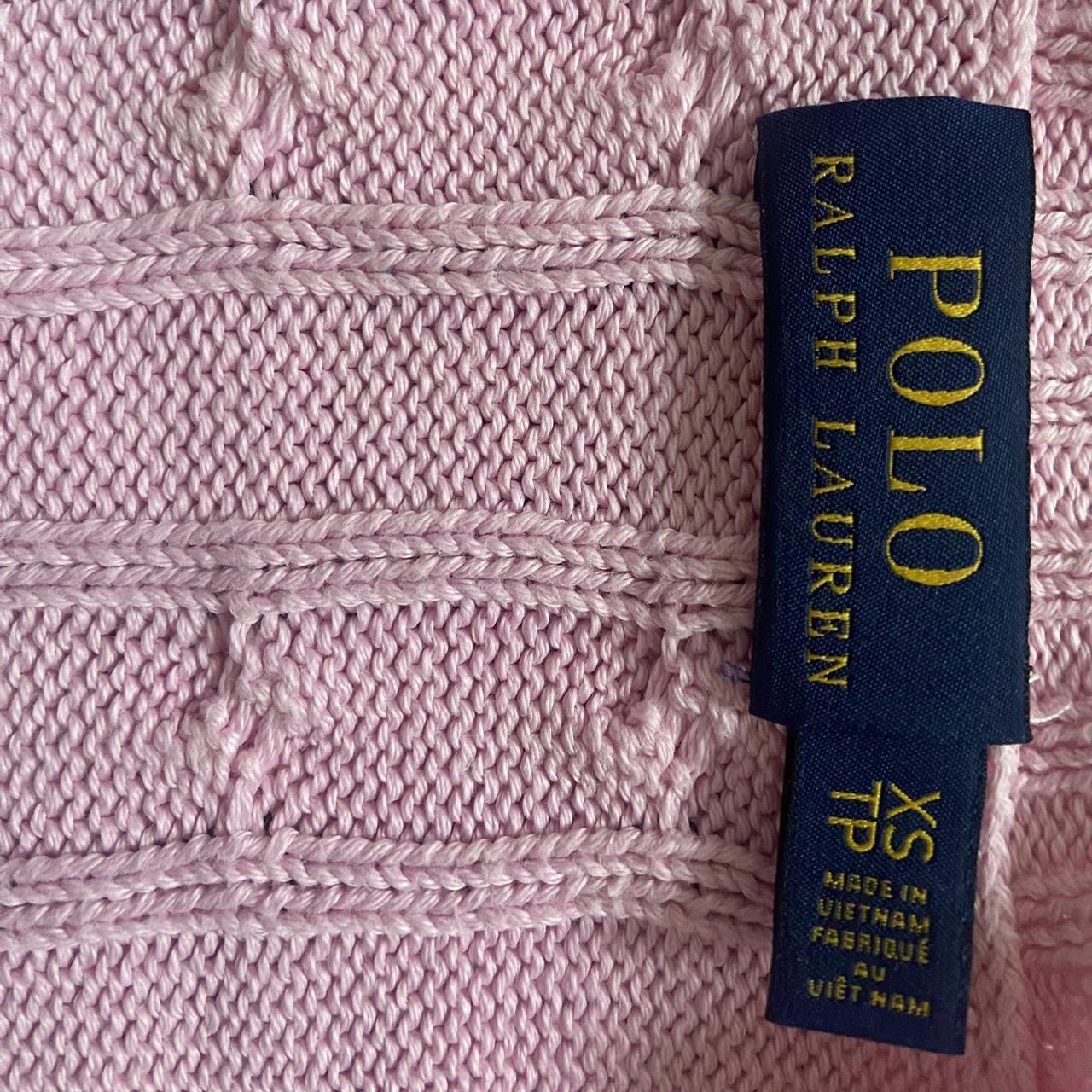 Pink Polo sweater Small baby pink polo Ralph Lauren... - Depop