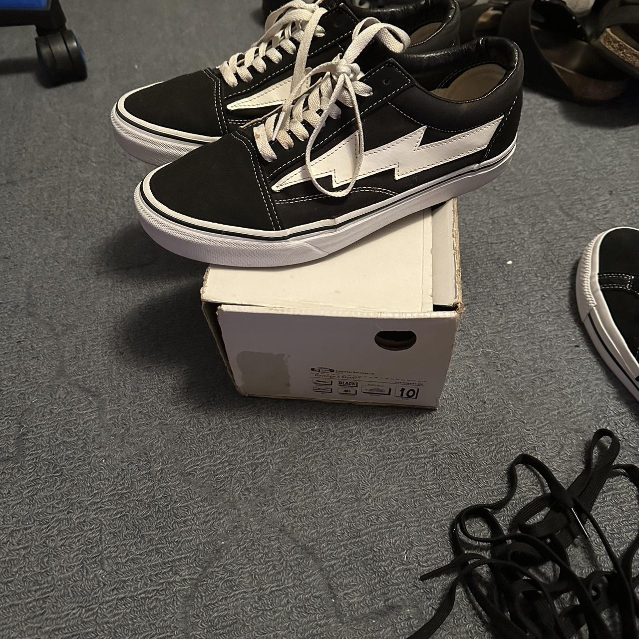 Revenge X Storm black and white size 10 men’s with... - Depop