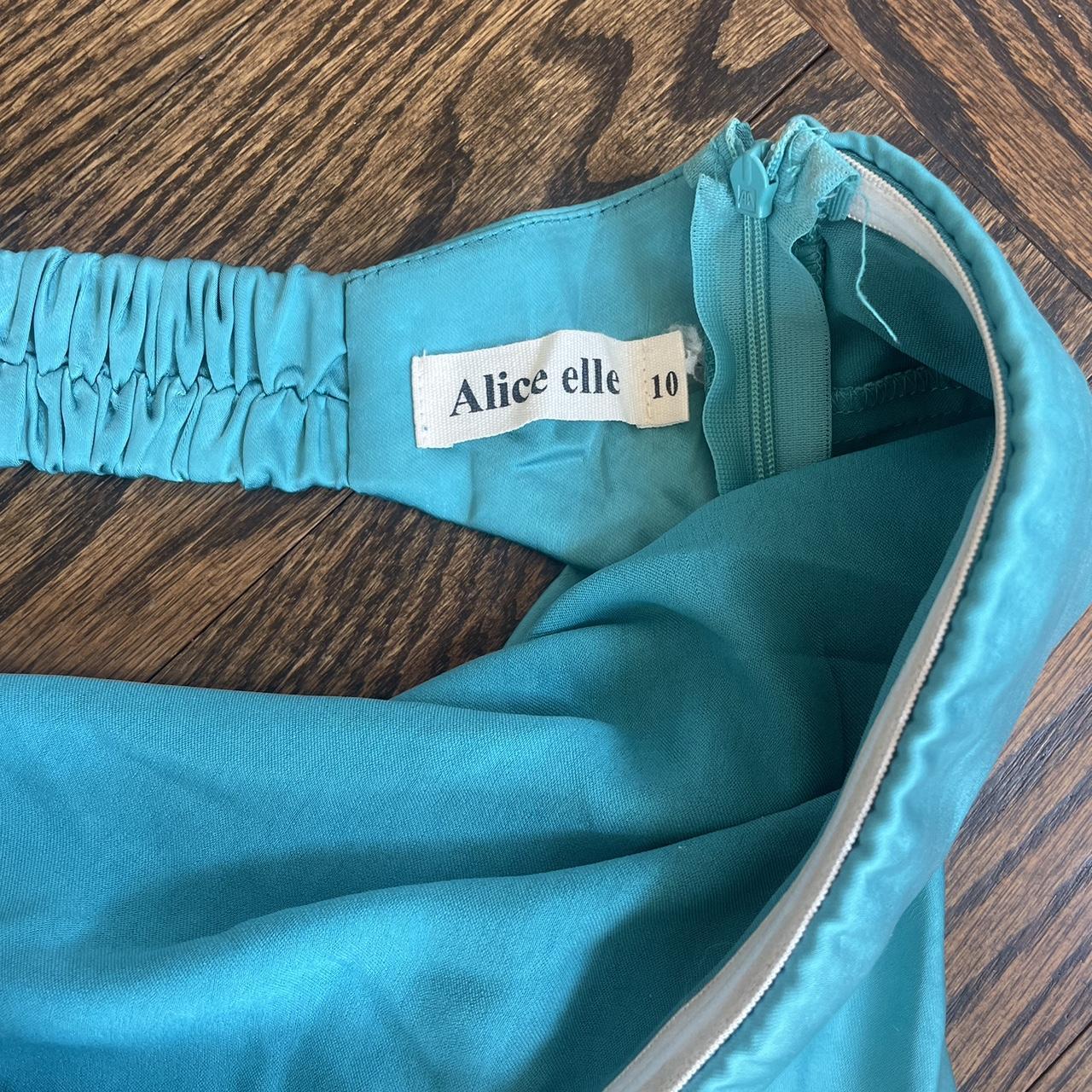 Hello Molly Turquoise Satin Maxi Dress! (Worn... - Depop