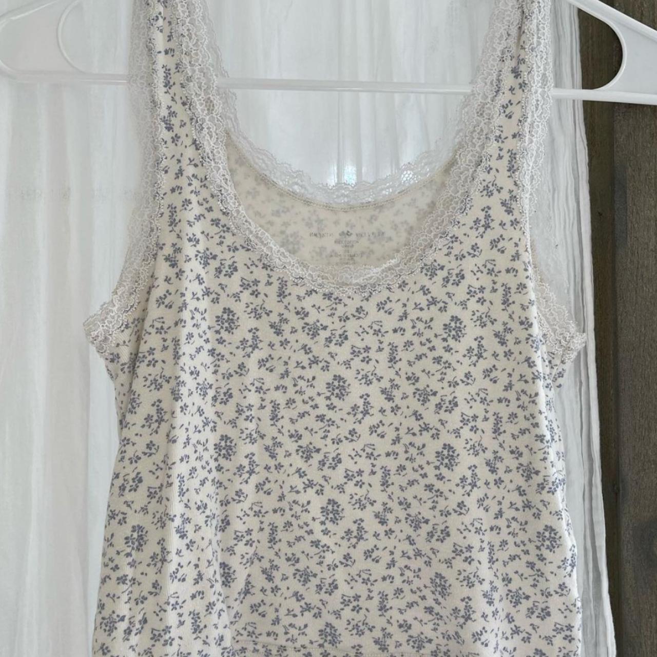 brandy floral tank - Depop