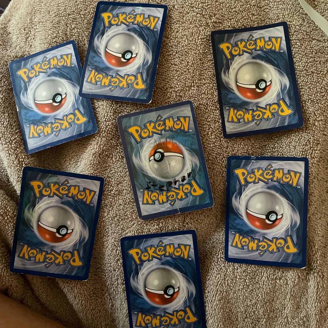 7 pokémon cards. slightly damaged, some more then... - Depop