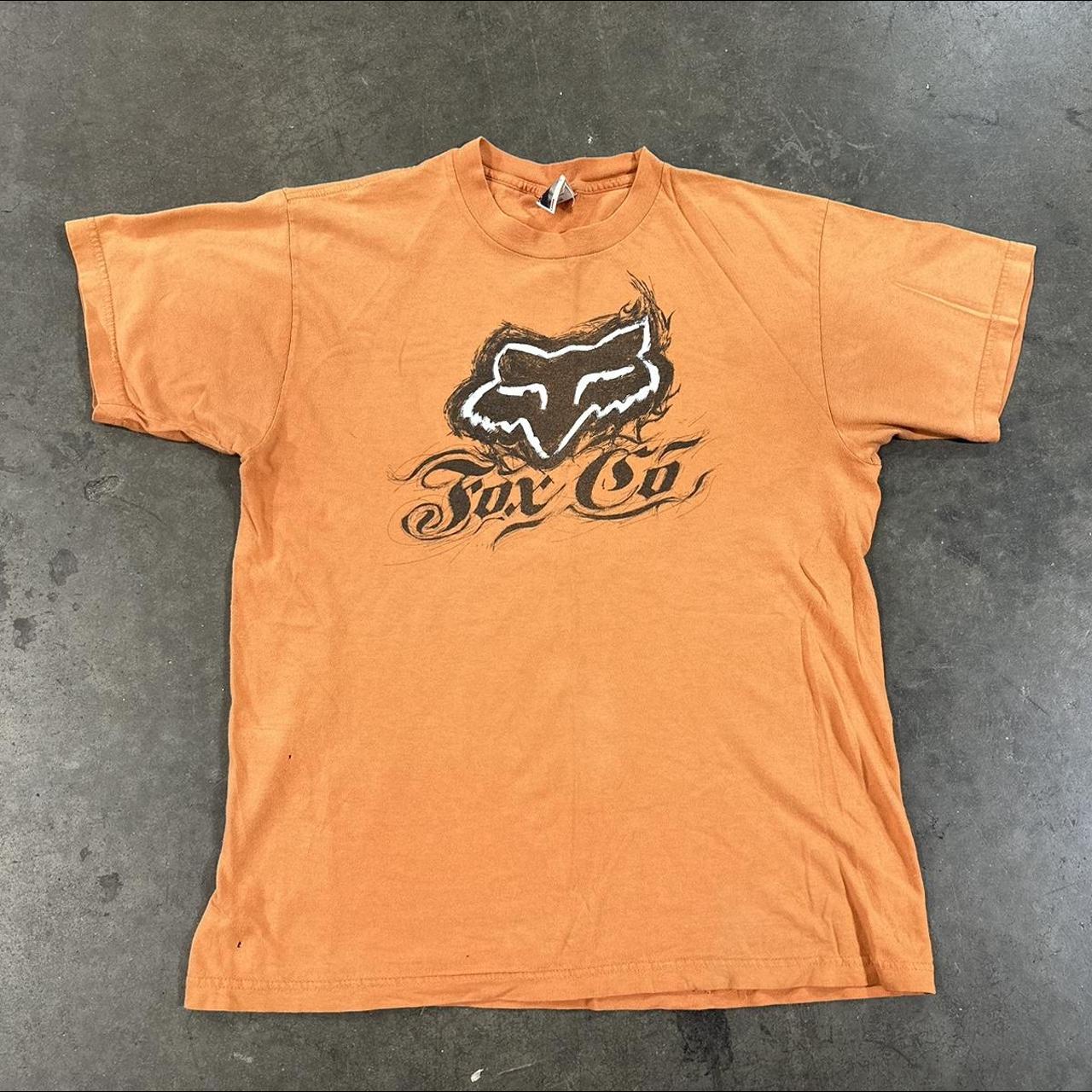 fox racing t-shirt size L *has small holes* dm... - Depop
