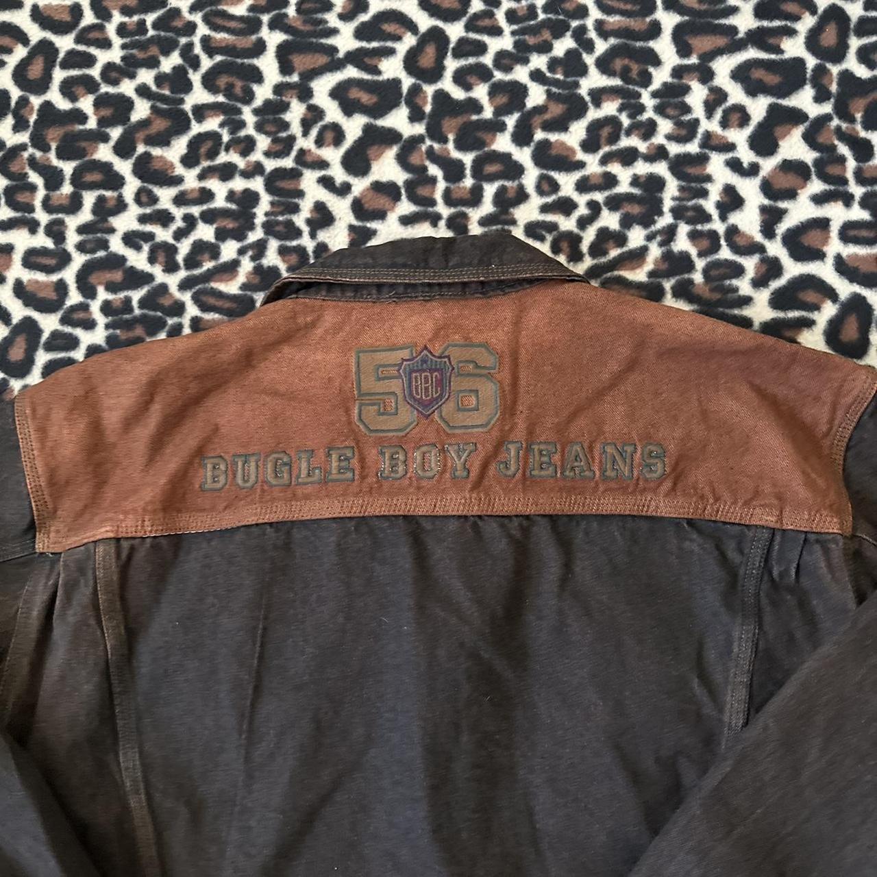 vintage bugle boy denim jacket size XL 100% cotton... - Depop